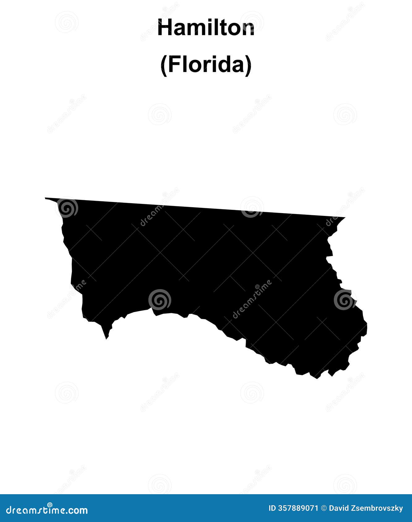 Hamilton Outline Map Royalty-Free Stock Photography | CartoonDealer.com ...