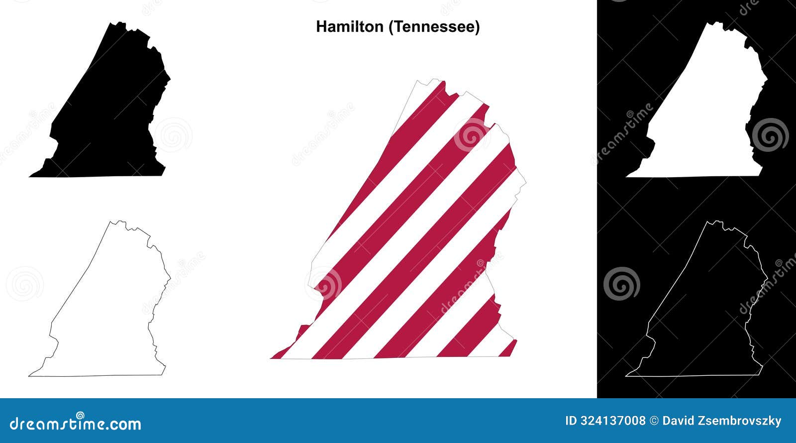 Hamilton Outline Map Royalty-Free Stock Image | CartoonDealer.com ...