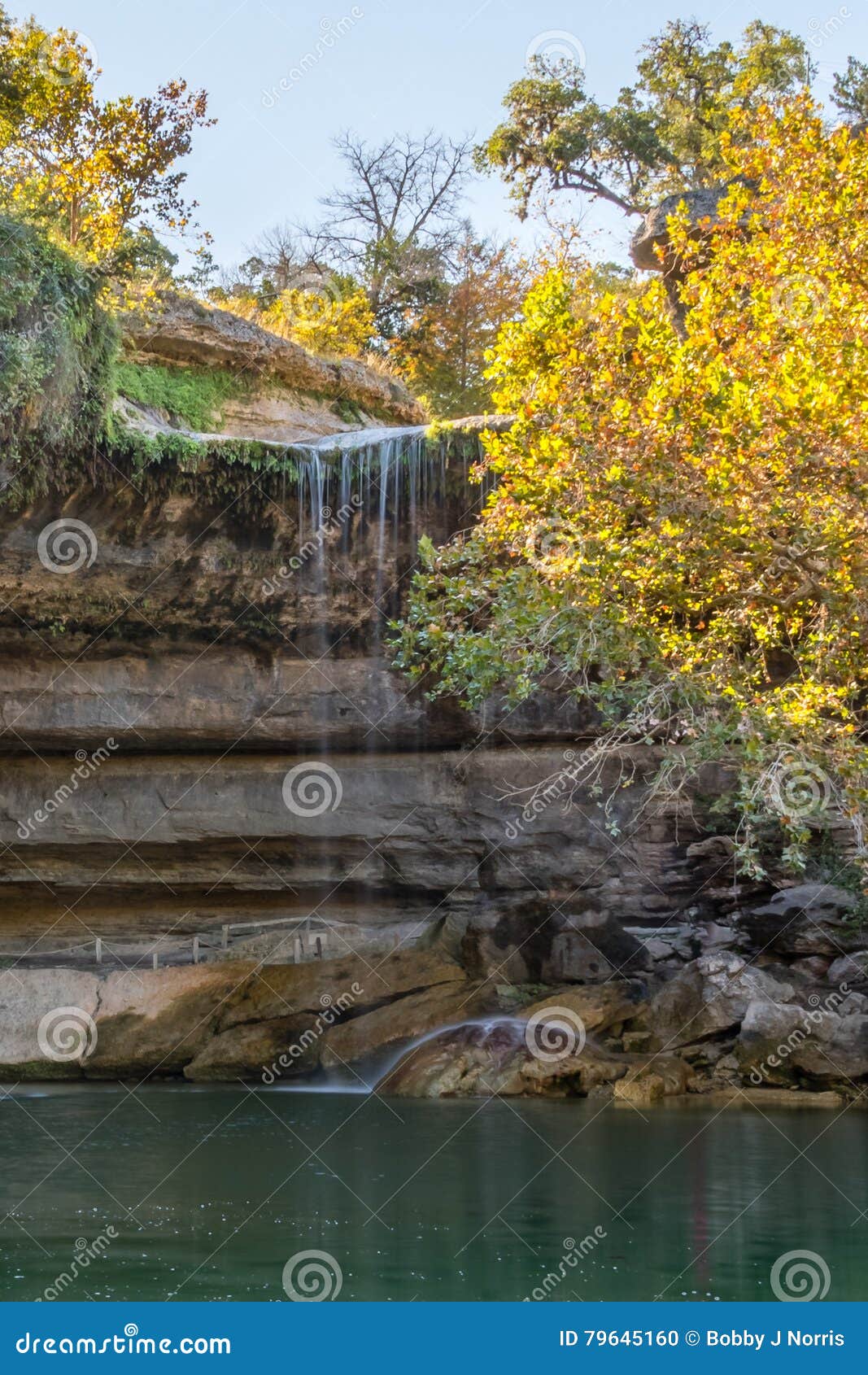 Hamilton Pool Fall Colors stock photo. Image of hamilton - 79645160