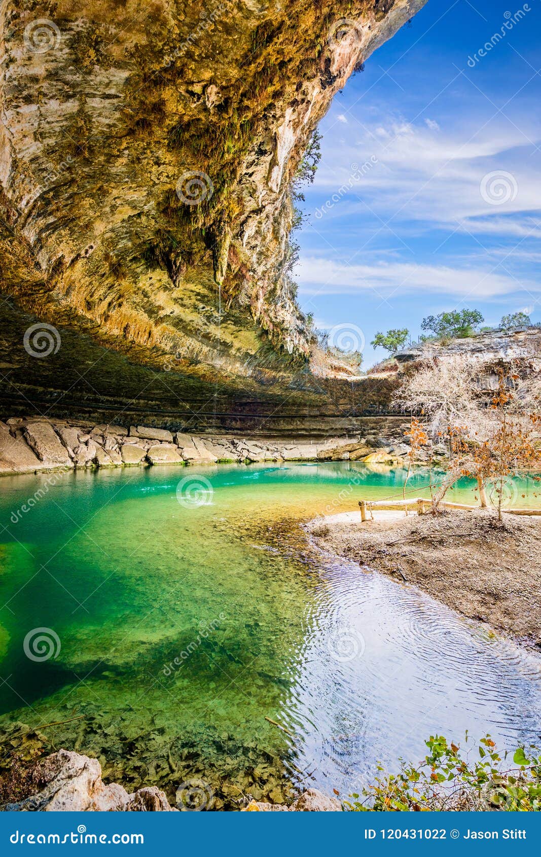 Hamilton Pool in Texas stock photo. Image of famous - 120431022