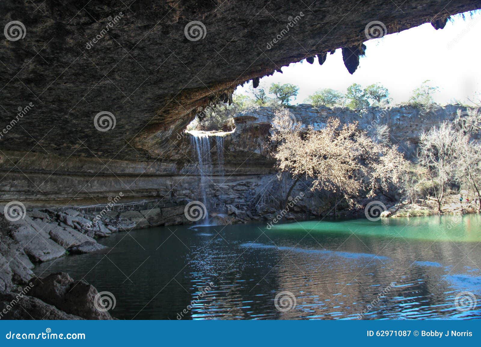 Hamilton Pool, Texas Hill Country Imagem de Stock - Imagem de limpar ...