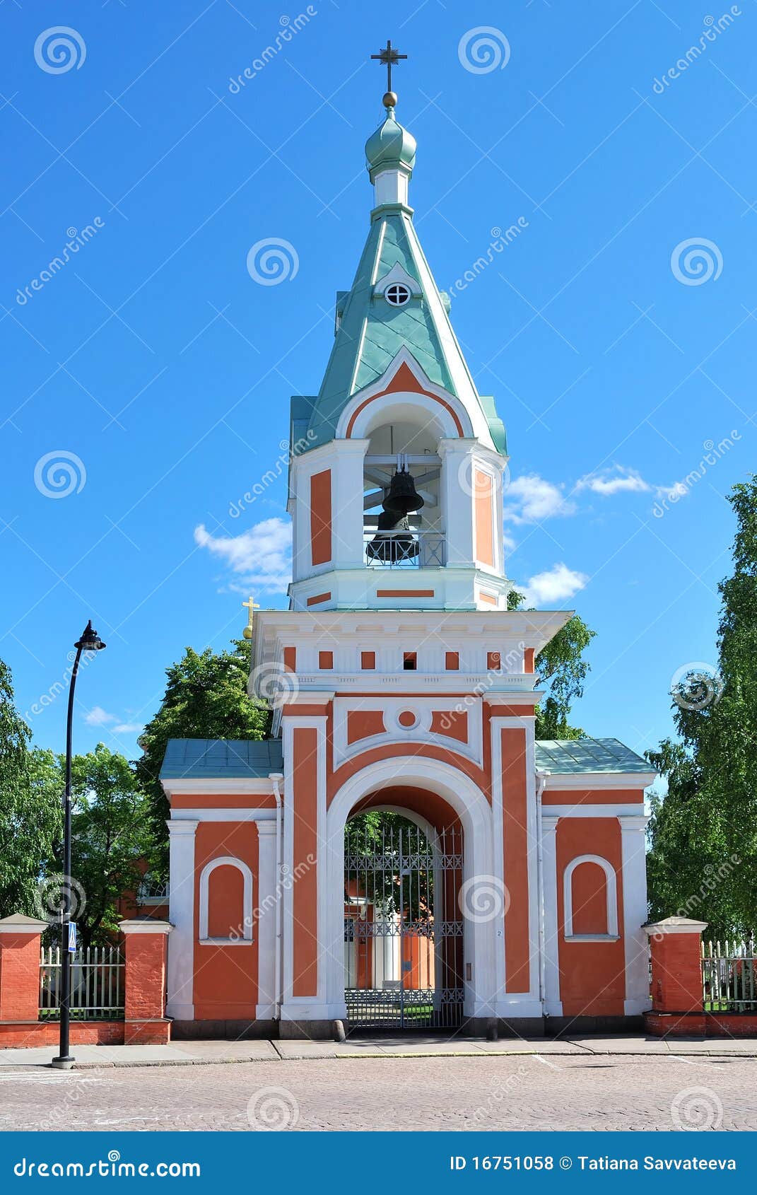 Hamina, Finland. Beautiful Belfry Stock Photo - Image of finland ...