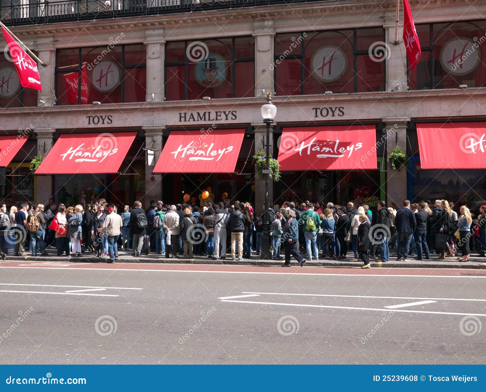 Hamleys toy shop, London editorial stock photo. Image of public - 25239608