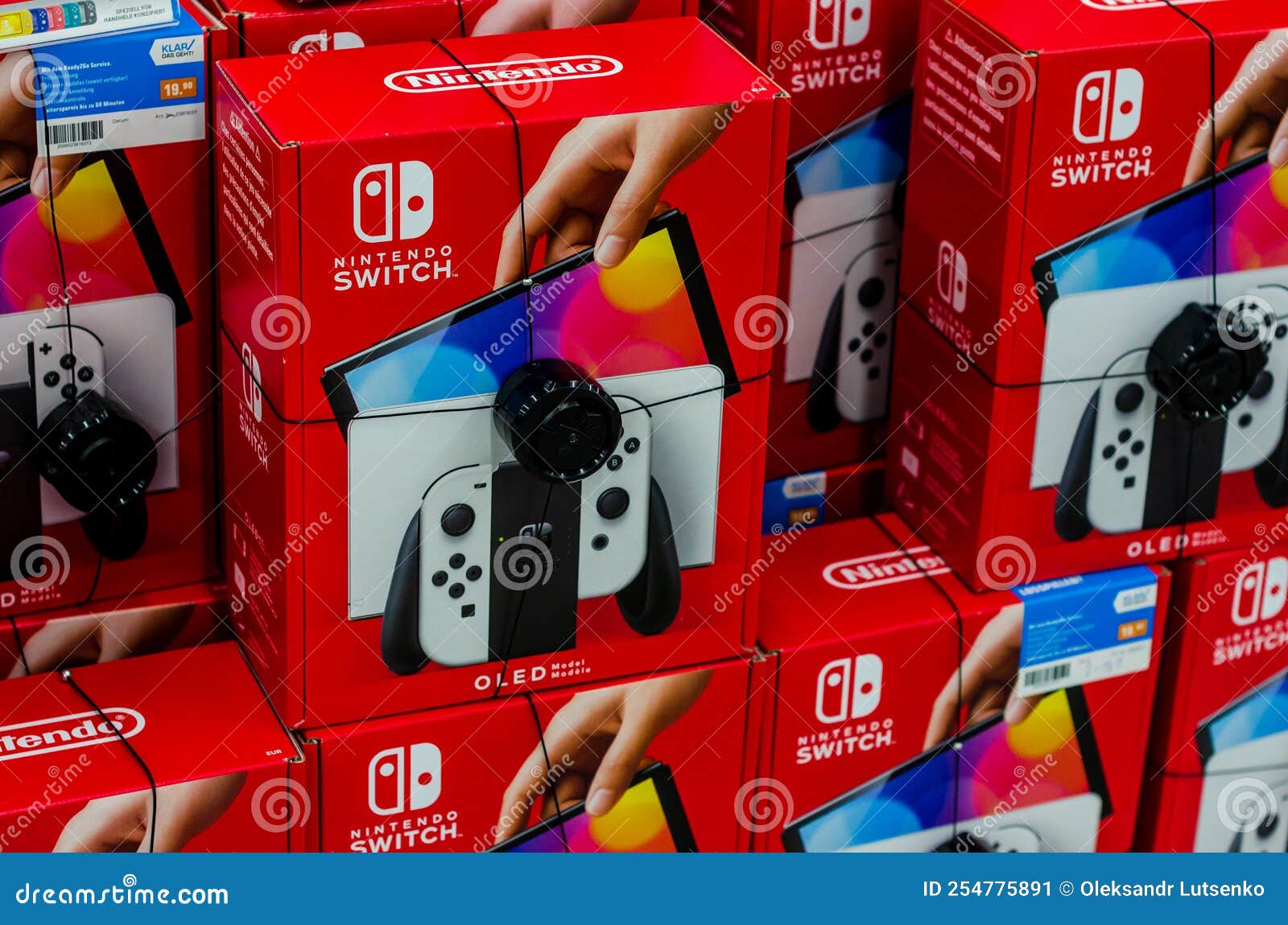Hamm, Germany - August 20, 2021: Nintendo Switch Video Game Console for ...