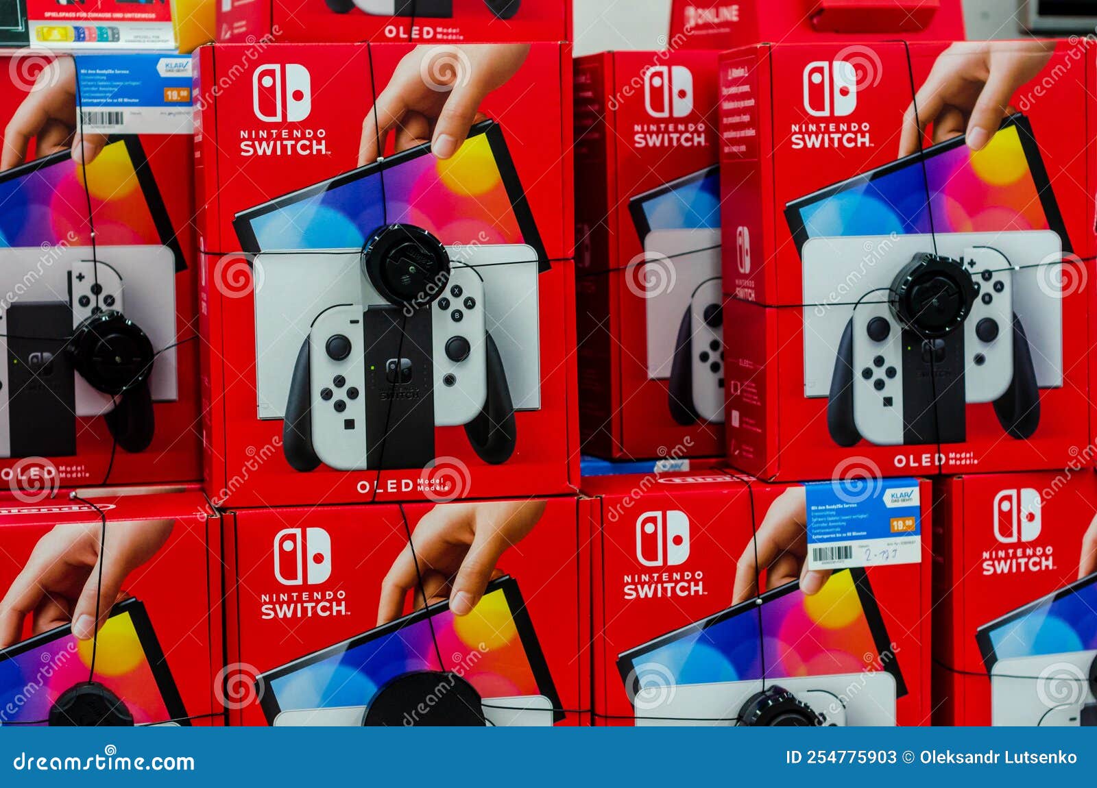 Hamm, Germany - August 20, 2021: Nintendo Switch Video Game Console for ...