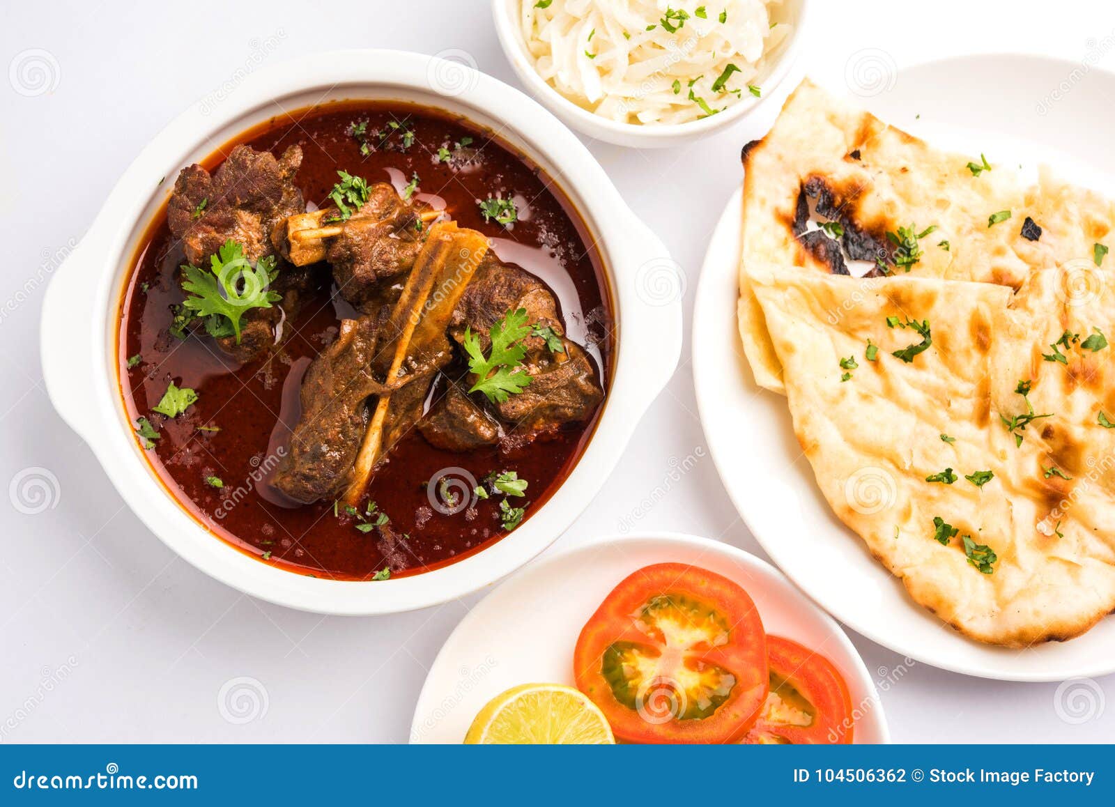 Hammelfleisch Masala Oder Masala Gosht Oder Indisches Lamm Rogan Josh ...