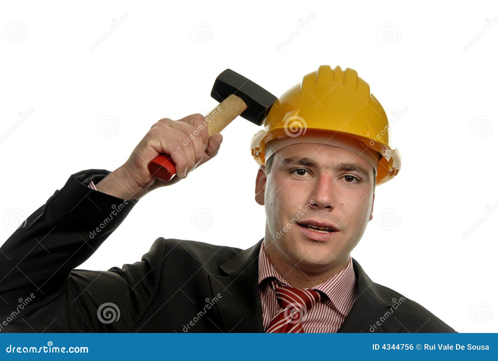 Hammer stock photo. Image of portrait, hard, hardhat, professional ...
