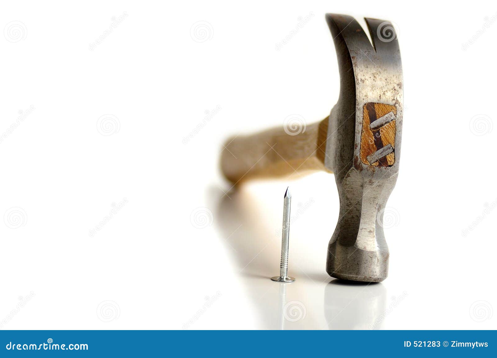 Hammer it stock image. Image of industry, pound, handy - 521283