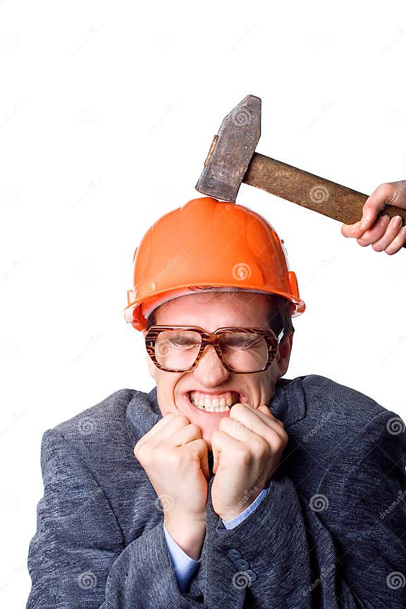 Hammer beat stock image. Image of hammer, male, coat - 10222843