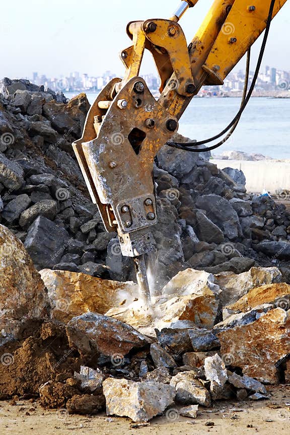 Hammer breaker stock image. Image of iron, mechanical - 8715557