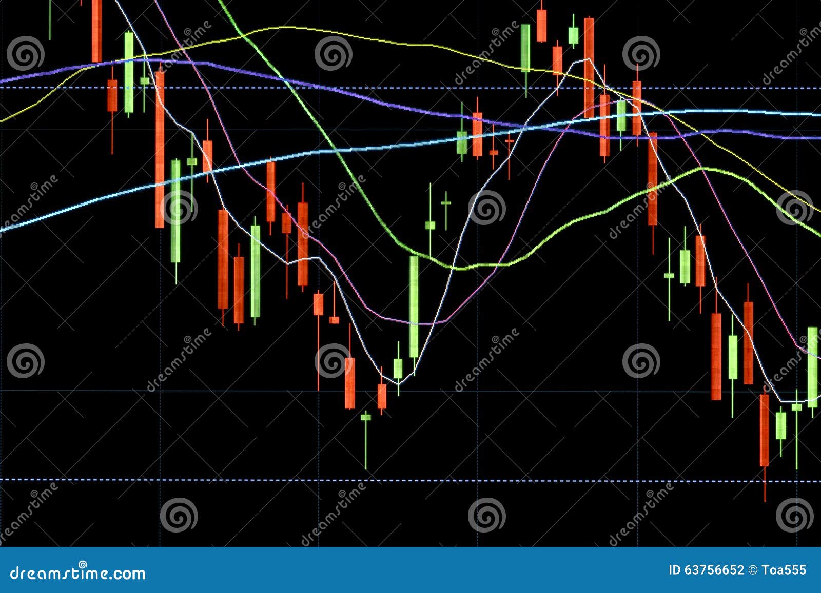 Hammer Candlestick Chart ,Stock Market Stock Illustration ...