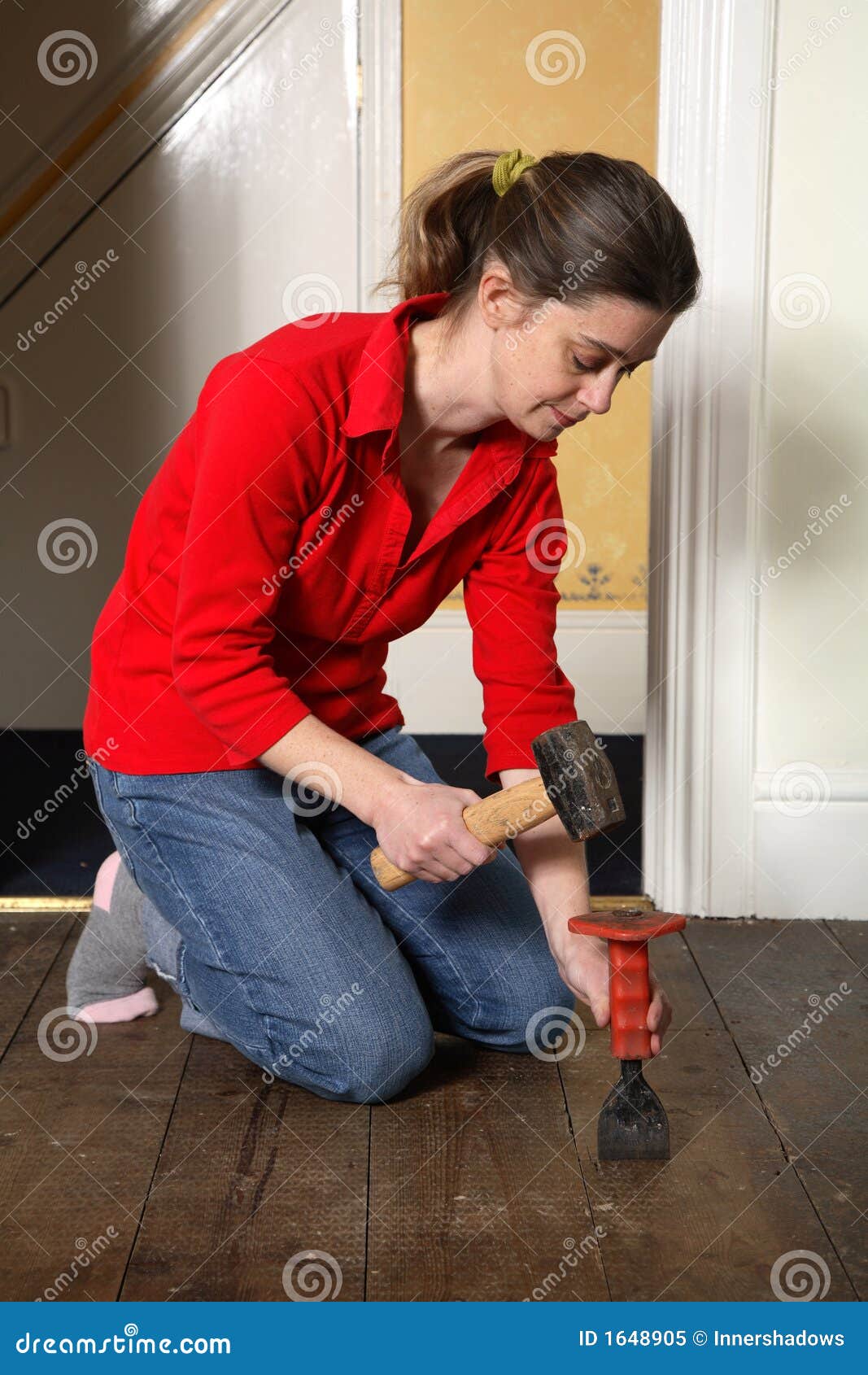 Hammer and chisel stock image. Image of hammer, working - 1648905