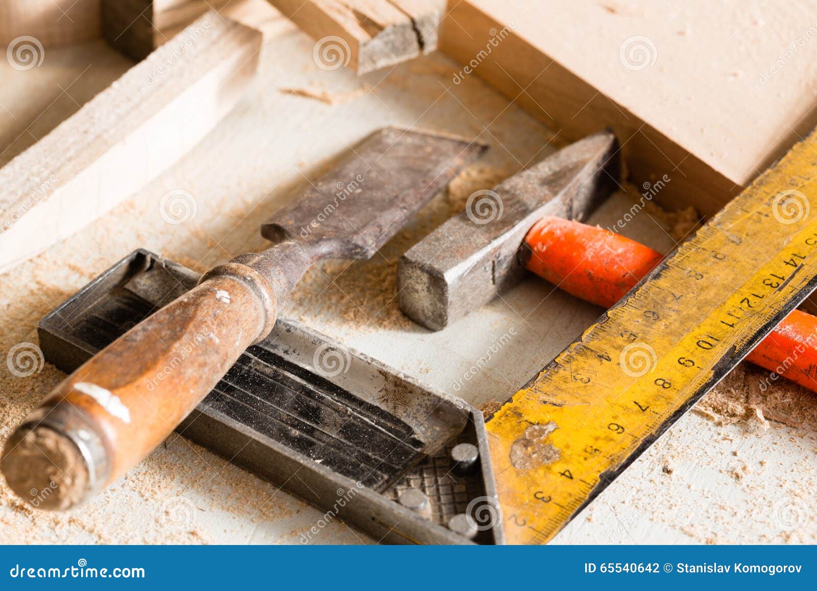 Hammer Chisel Lie Workbench Stock Photos - Free & Royalty-Free Stock ...