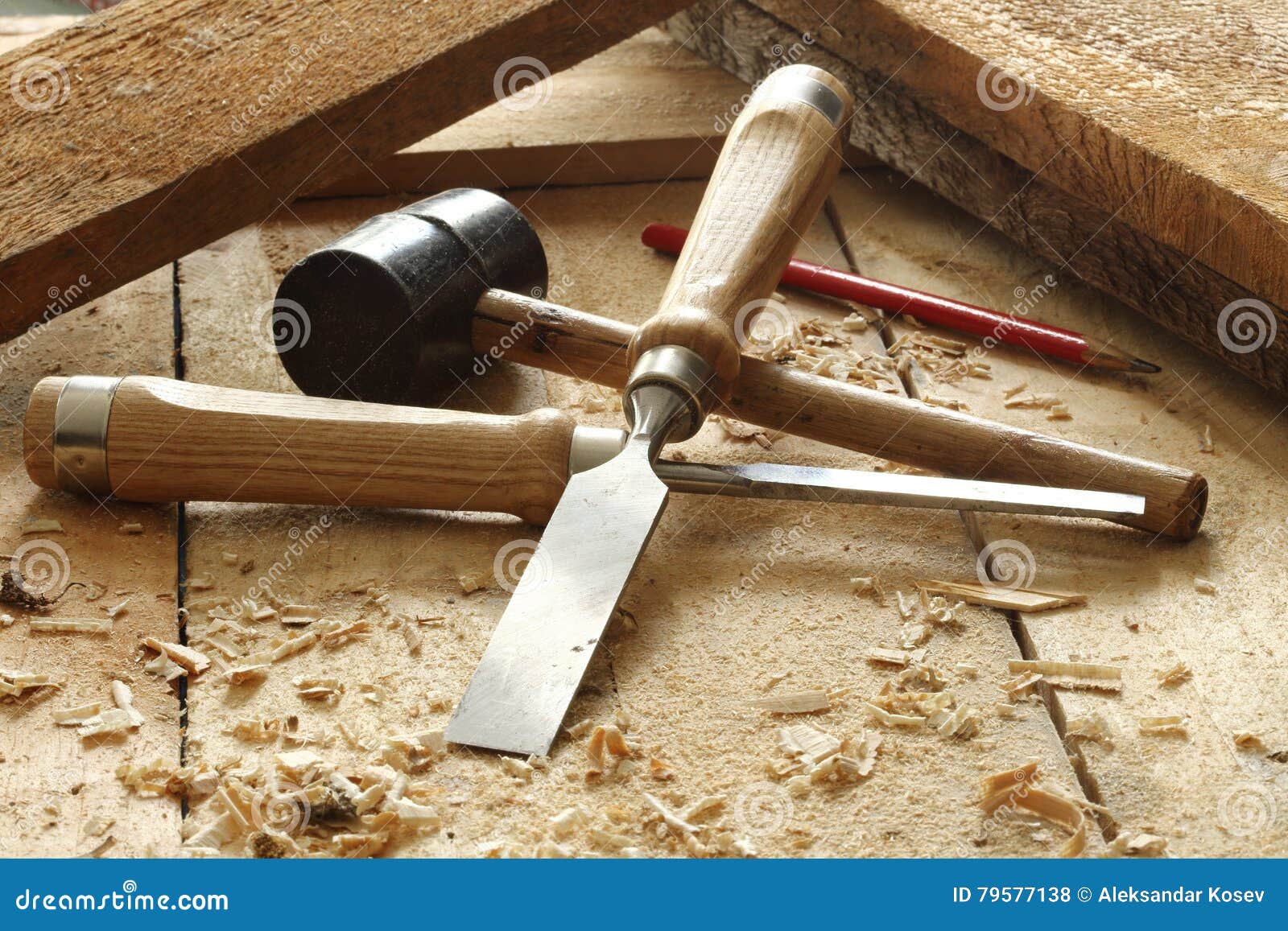 Hammer and chisels stock photo. Image of hammer, handle - 79577138