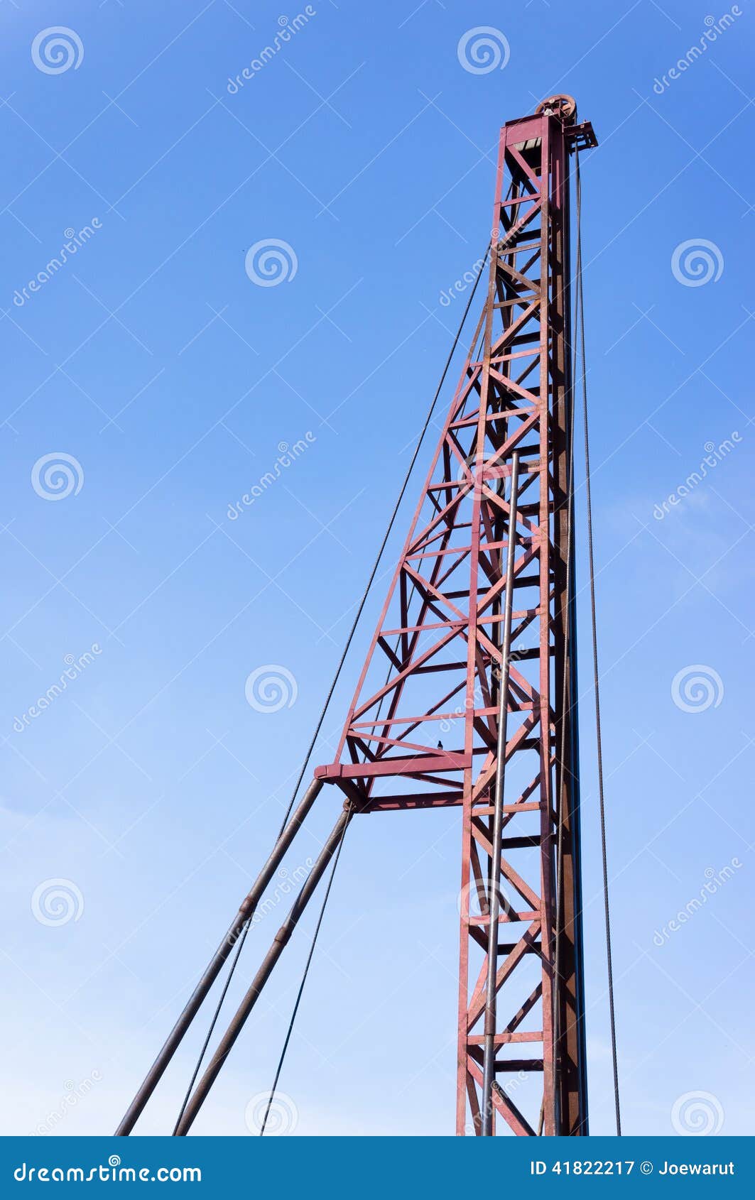 Hammer crane stock image. Image of modern, site, metal - 41822217