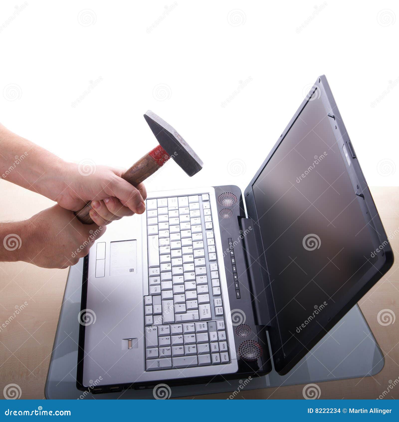 Hammer it down stock photo. Image of electronic, keyboard - 8222234