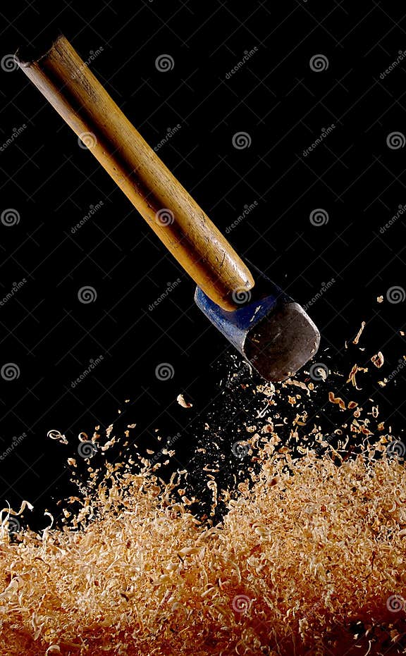 Hammer drop stock image. Image of wood, hammer, black - 12550461