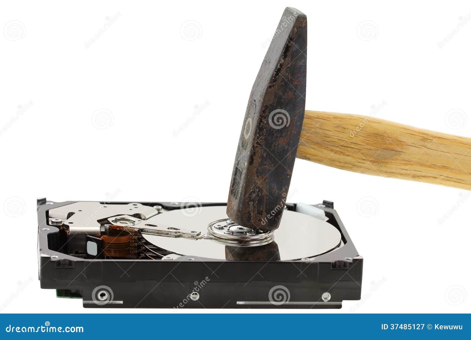 Hammer Damaged Hard Drive Stock Photos - Download 16 Royalty Free Photos