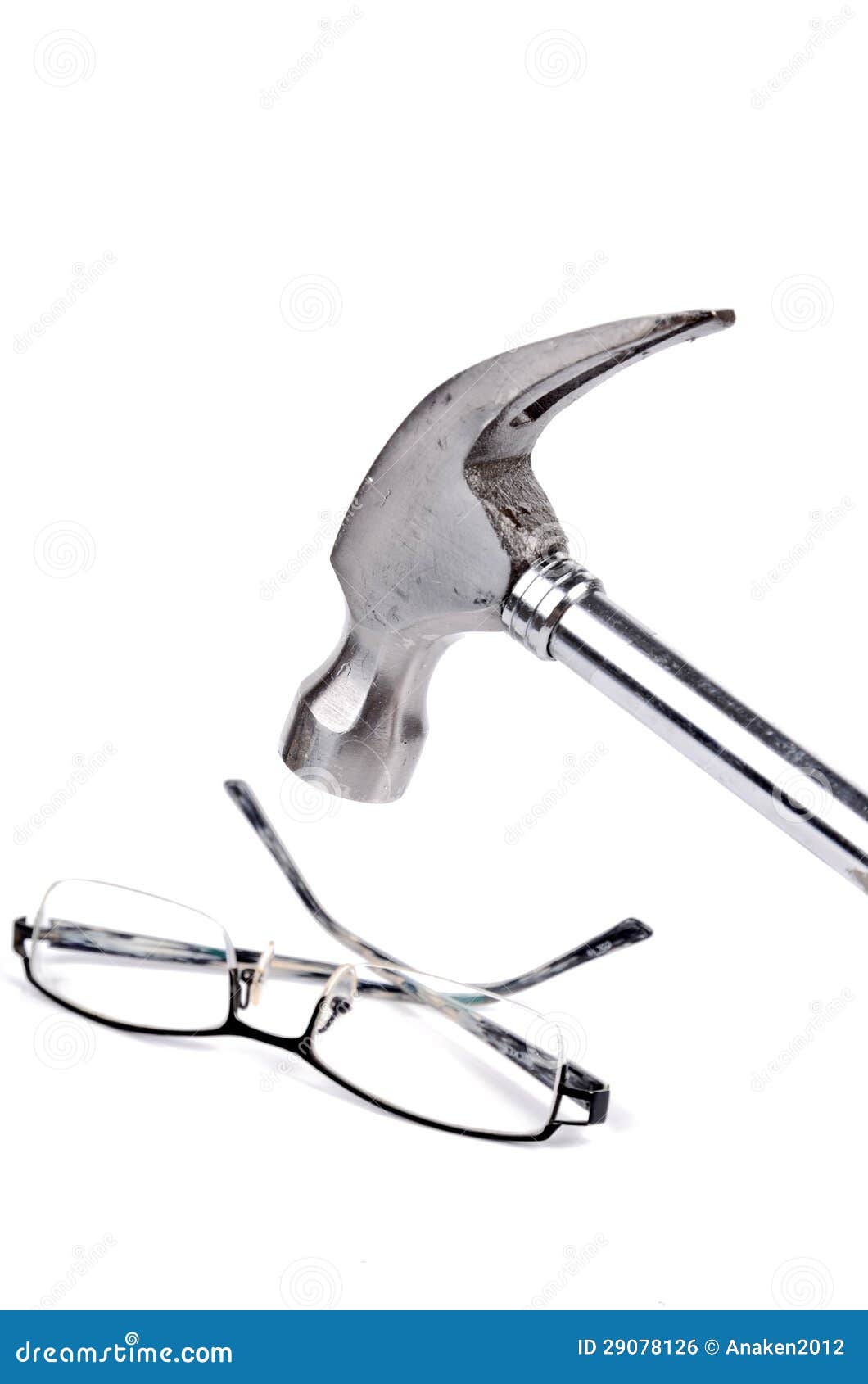 Hammer and eye glasses stock photo. Image of everyday - 29078126