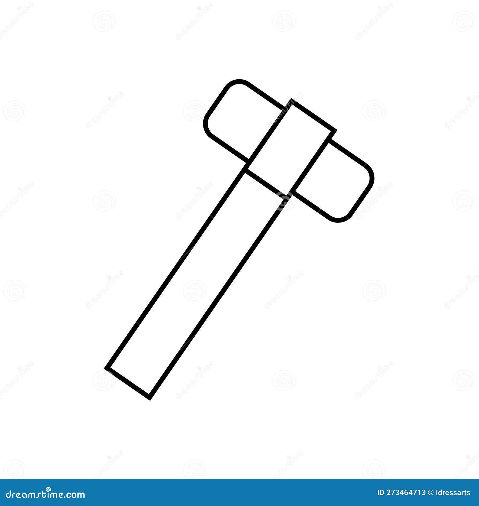 Hammer Flat Icon. 1st May Worker S Day. Stock Vector - Illustration of ...