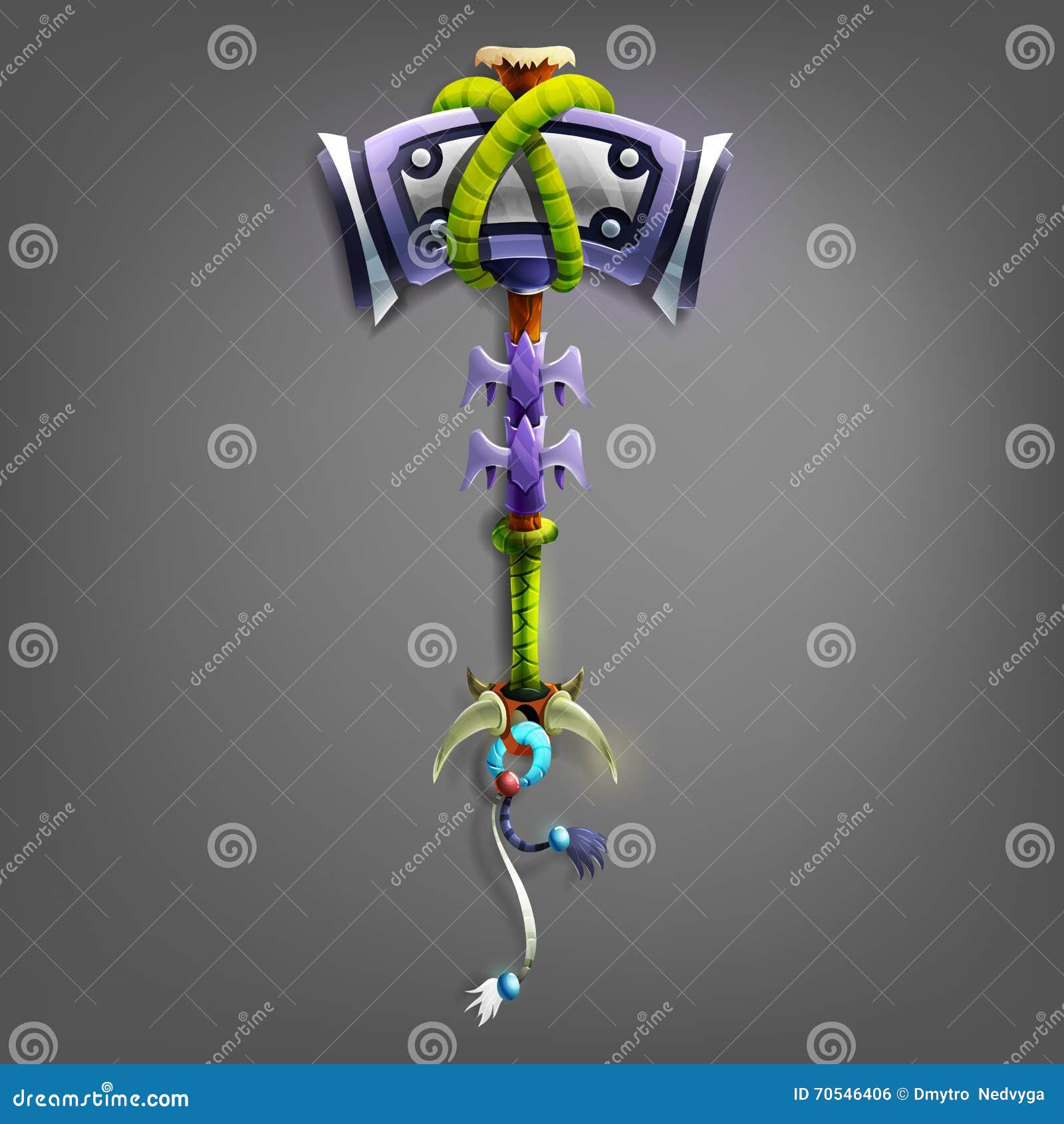 Hammer for games. stock vector. Illustration of arms - 70546406