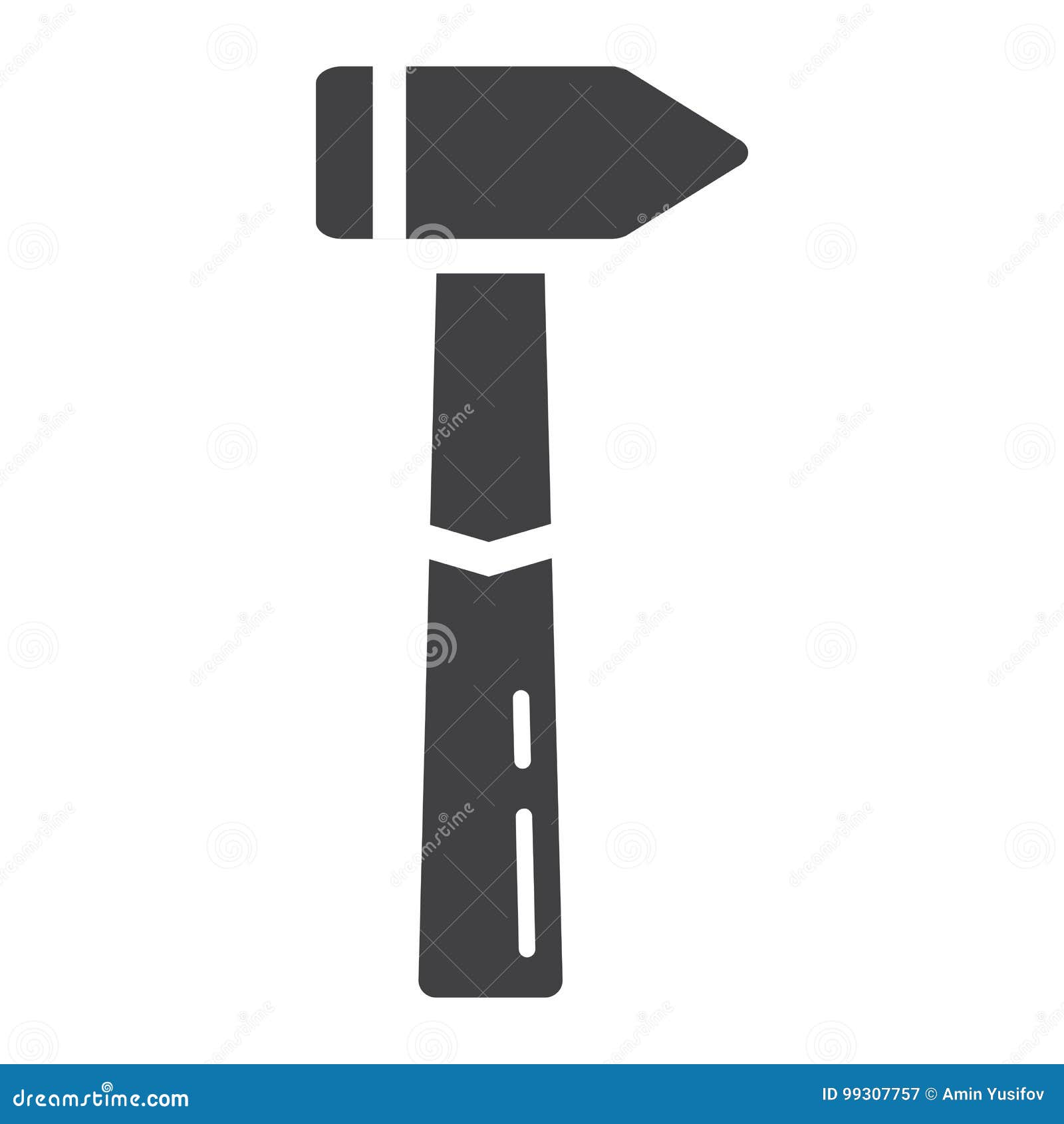 Hammer Glyph Icon, Build and Repair, Tool Sign Stock Vector ...