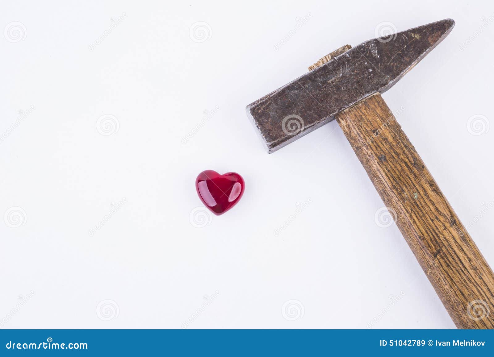 Hammer and the heart stock image. Image of concepts, seduction - 51042789