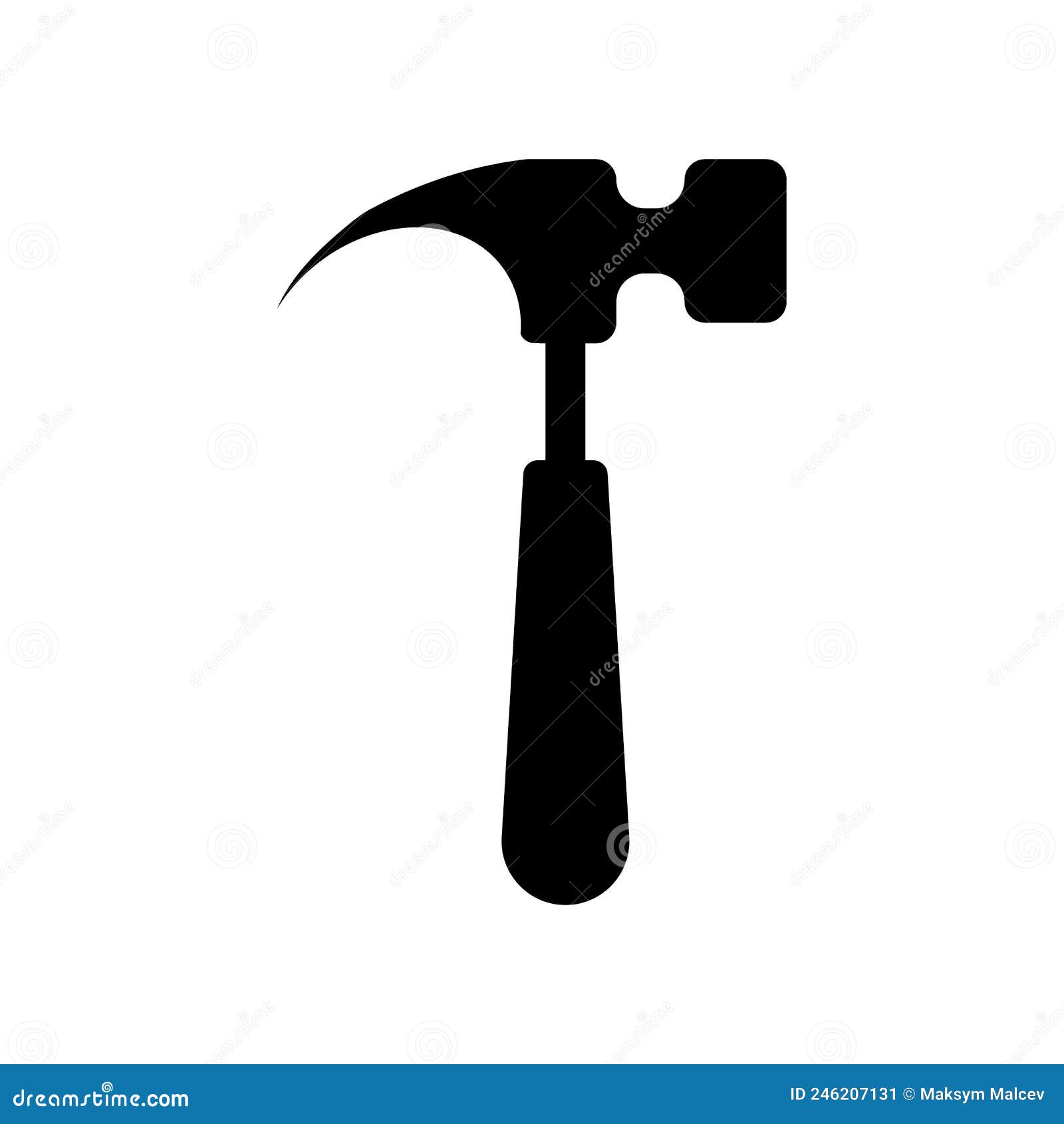 Hammer Icon. Construction Tool. Flat Pictogram Illustration Isolated on ...