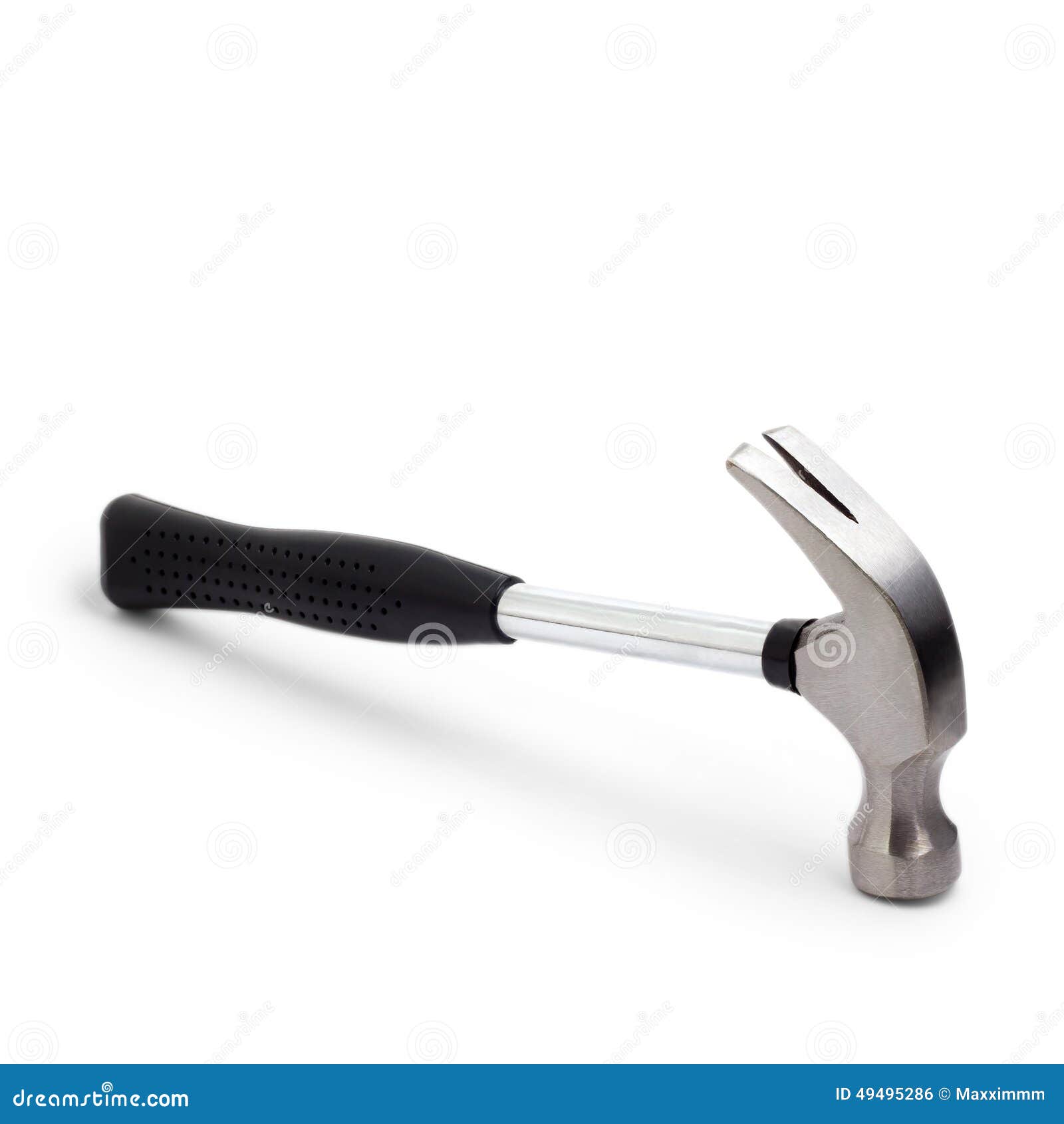 Hammer Iron Hammering Isolated White Background Stock Photo - Image of ...