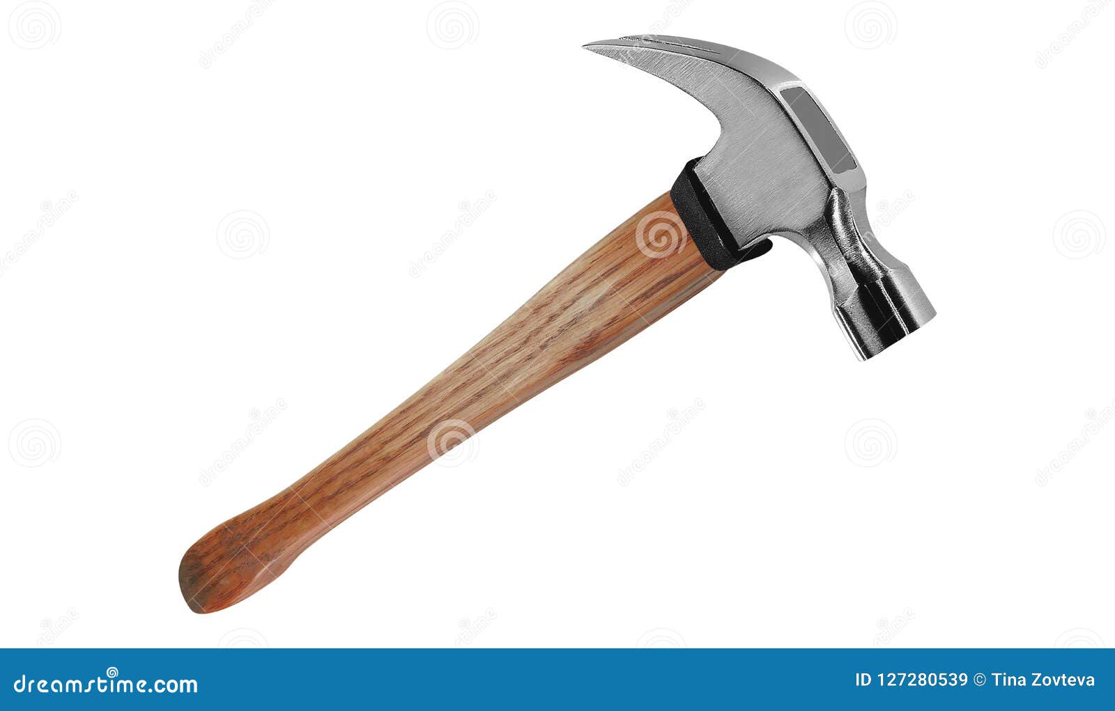 Hammer isolated stock image. Image of work, white, build - 127280539