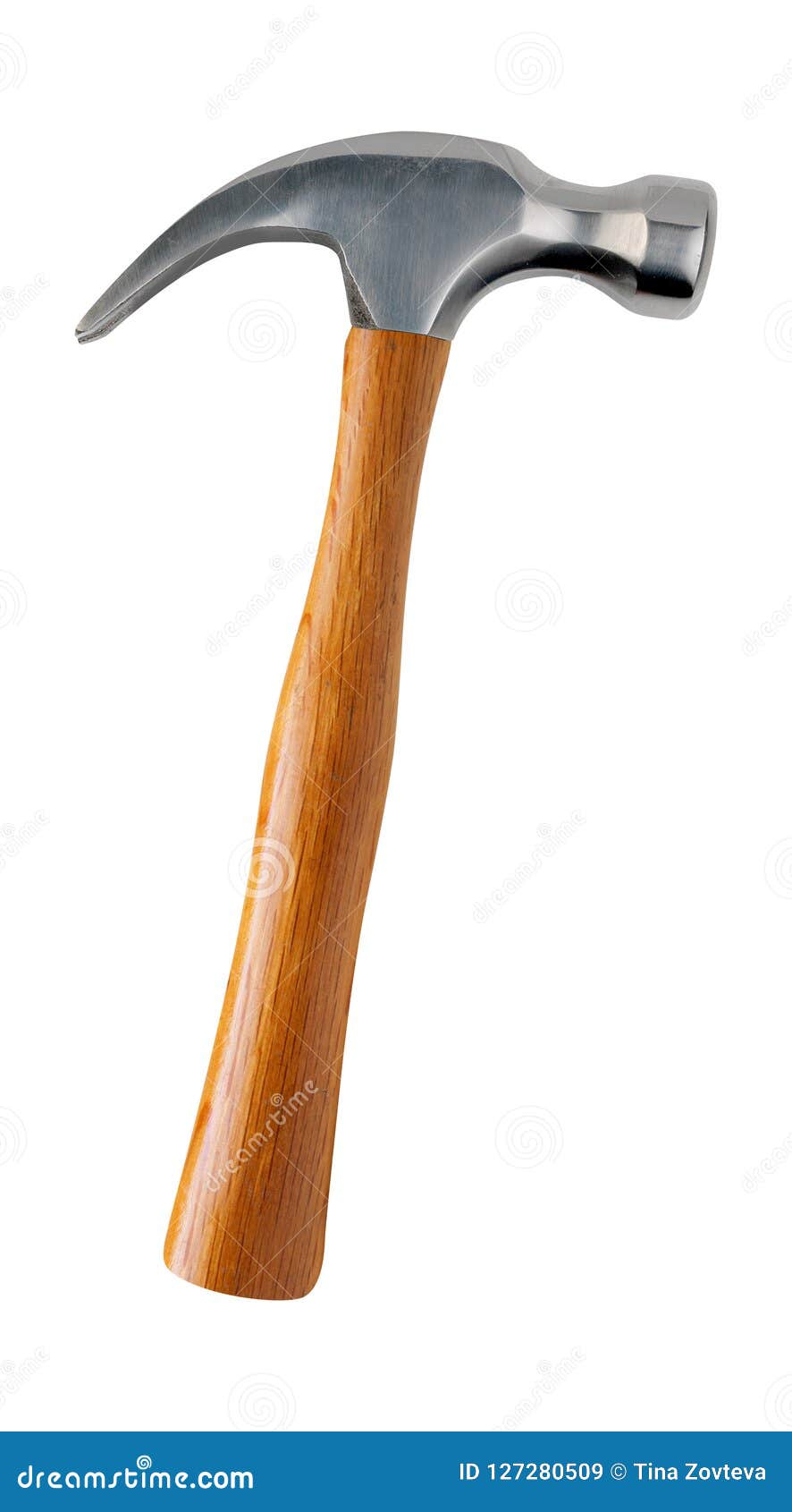 Hammer isolated on a white stock image. Image of closeup - 127280509