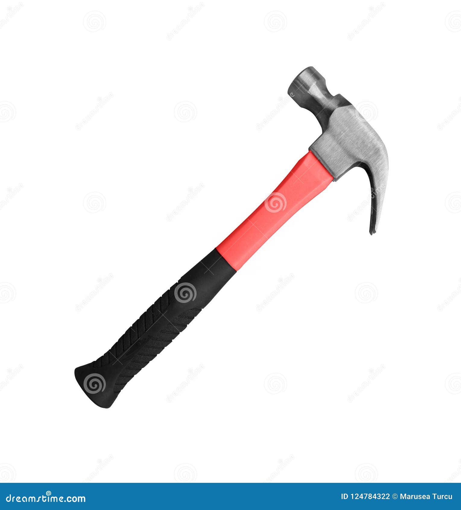Hammer isolated on white stock photo. Image of education - 124784322