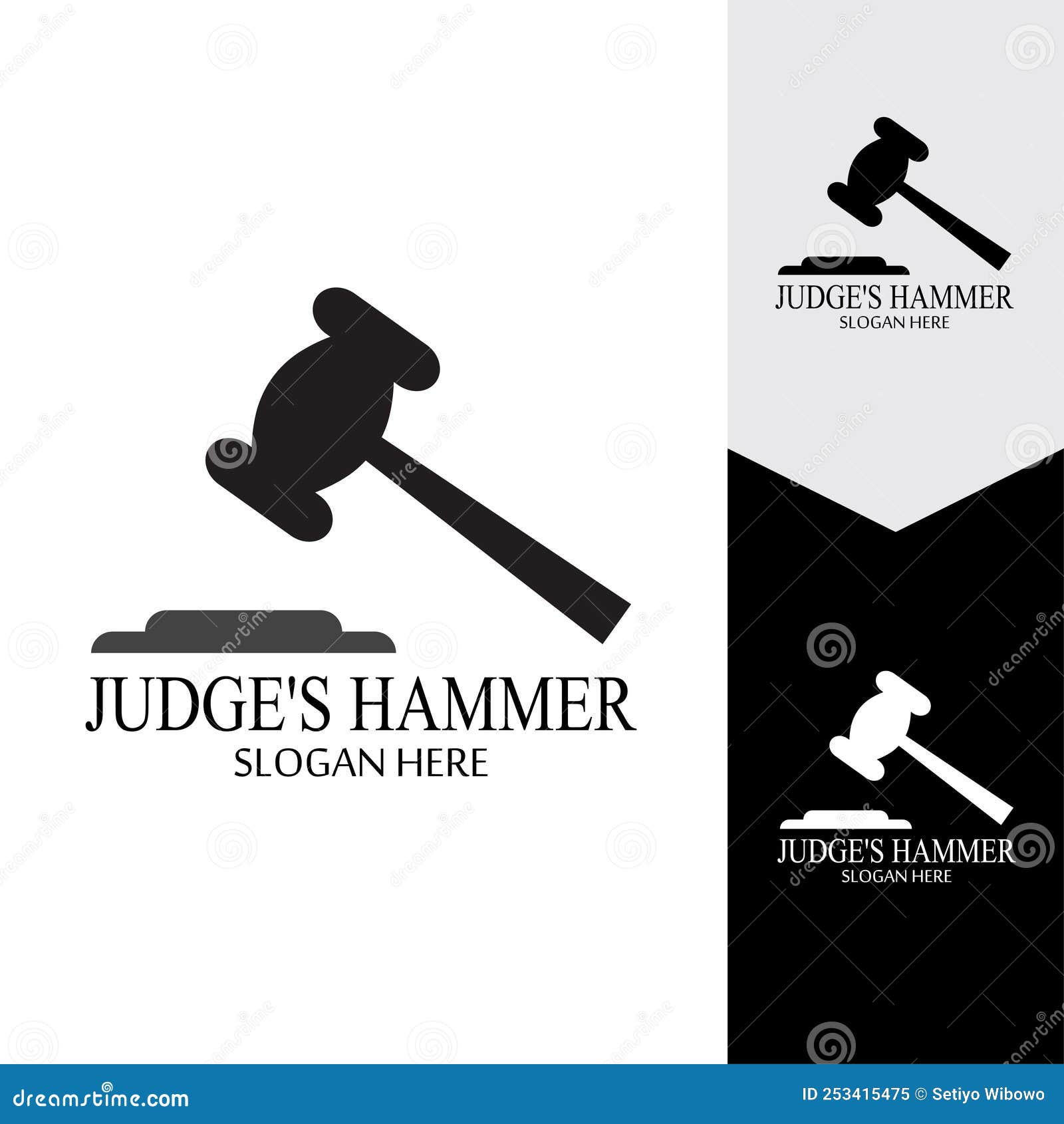 Hammer of a Judge Icon Vector Stock Vector - Illustration of bidder ...