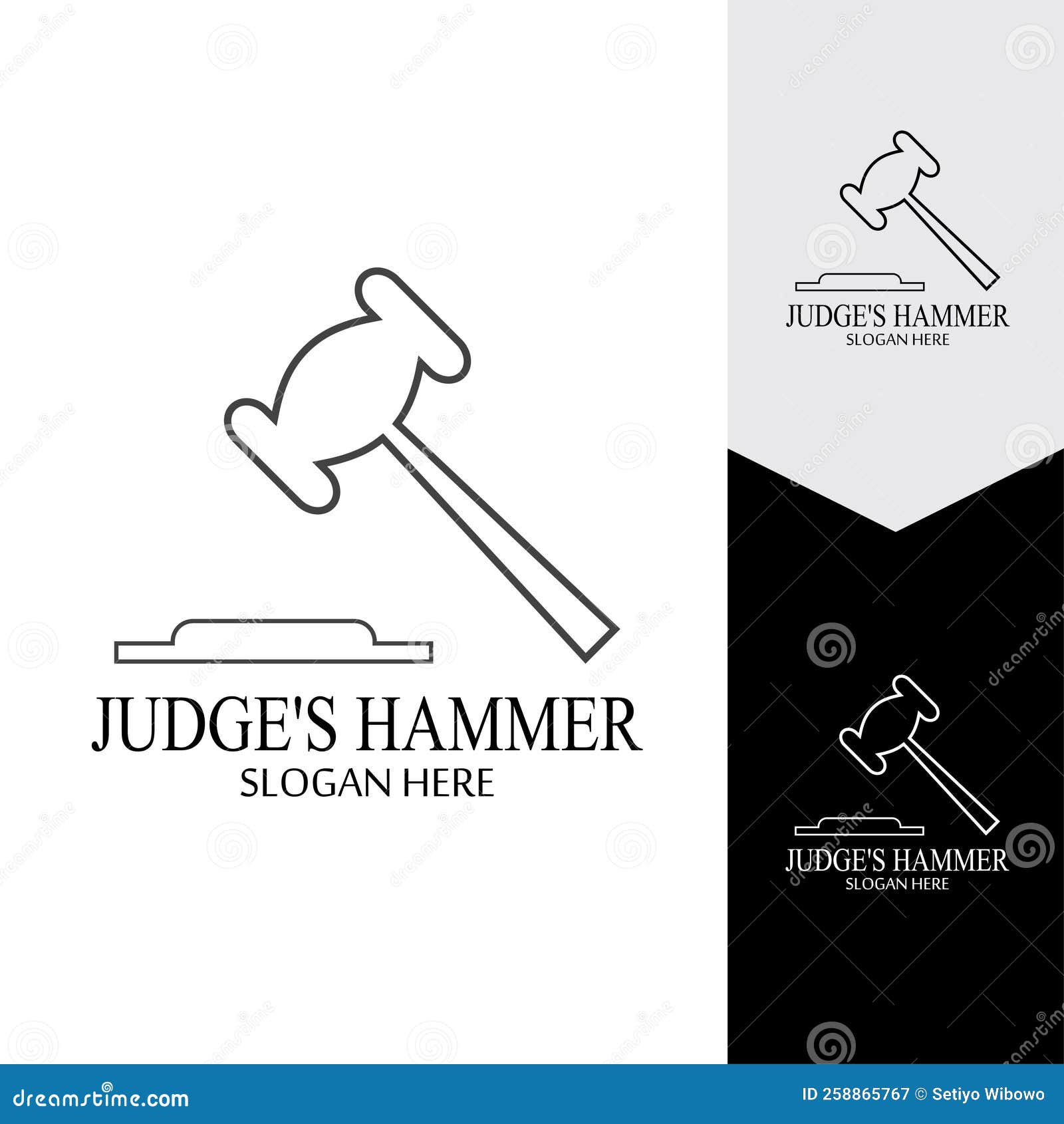 Hammer of a Judge Icon Vector Stock Vector - Illustration of court ...
