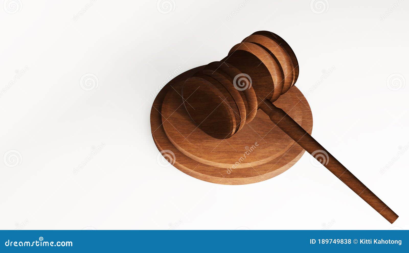 Hammer Law Wooden Judge Gavel HAMMER and BASE 3D Render Stock ...