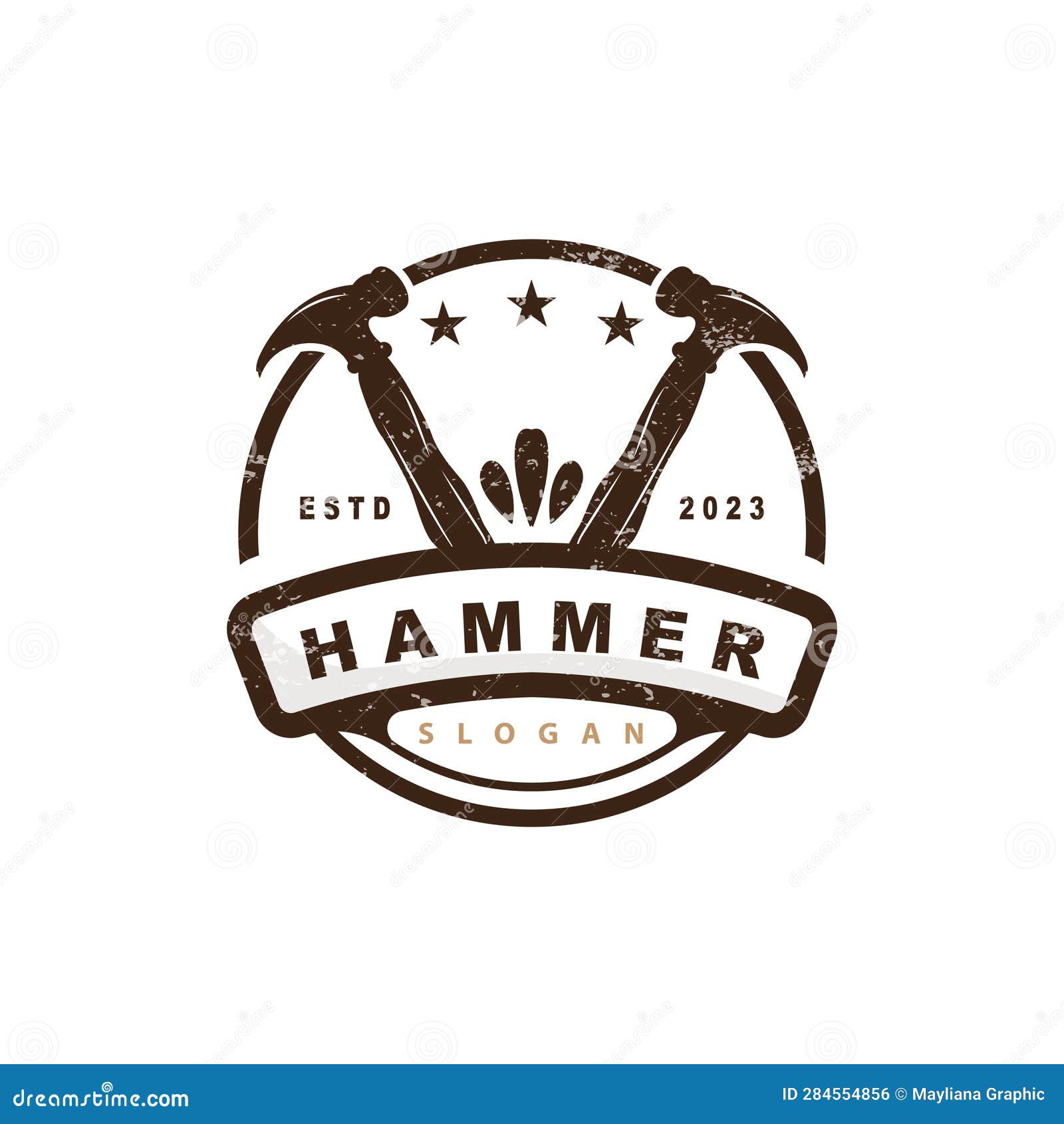 Hammer Logo, Builder Tools Inspiration Design, Vector Vintage Carpentry ...