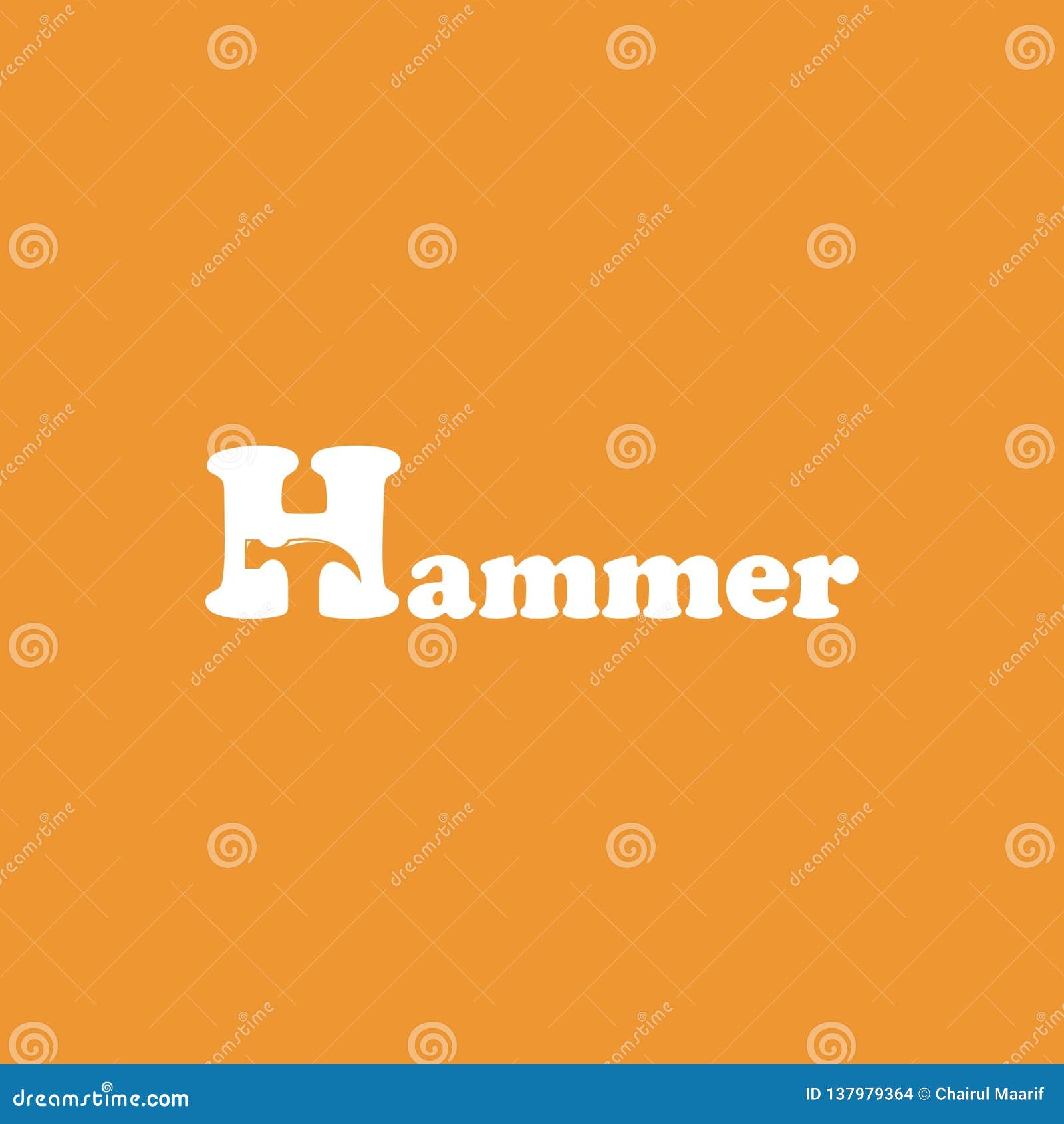 Hammer Logo Design Template. Design Elements for Logo, Label, Emblem ...