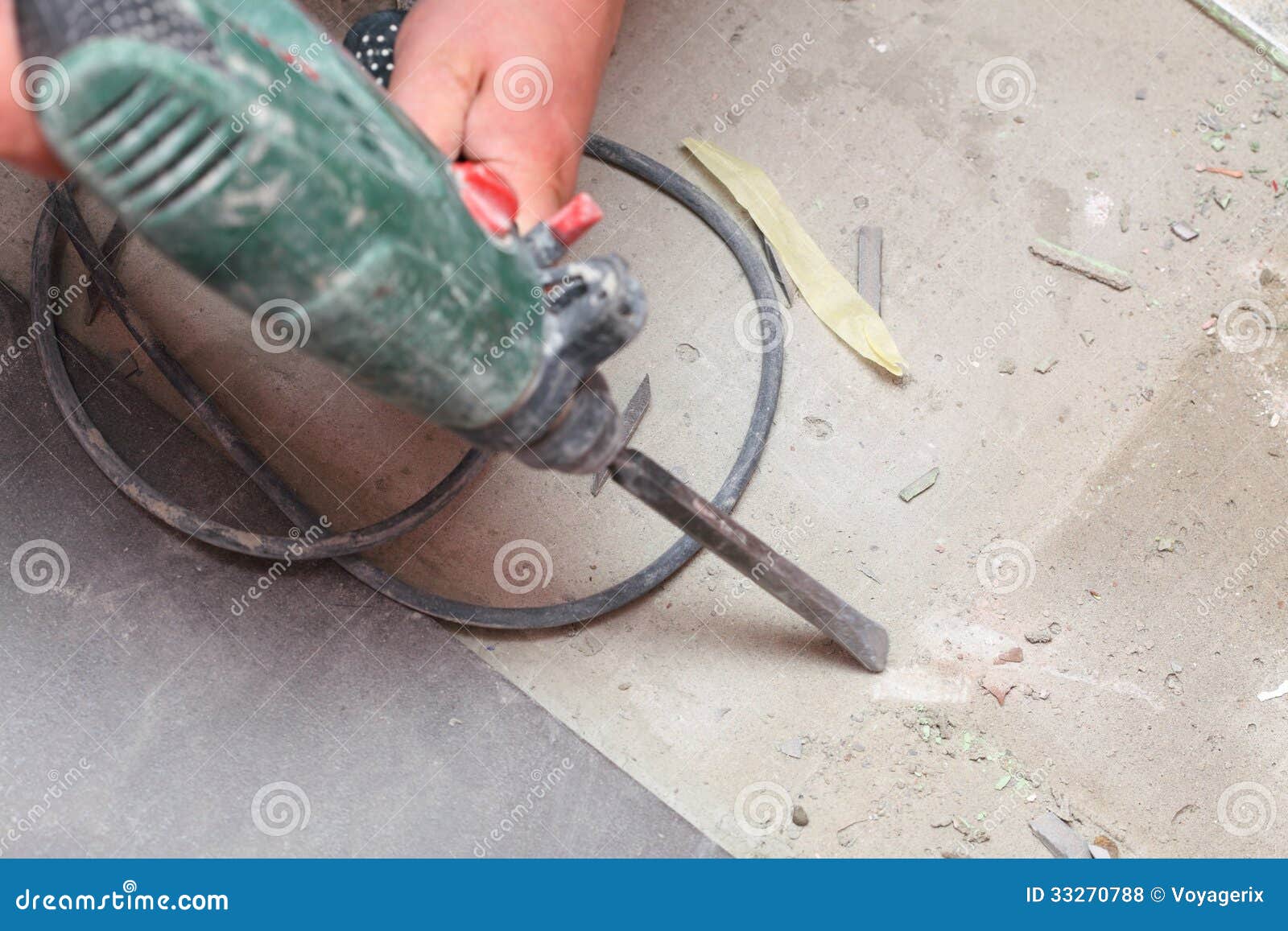 Hammer Mason Work Floor Tool Stock Photo - Image of industrial ...