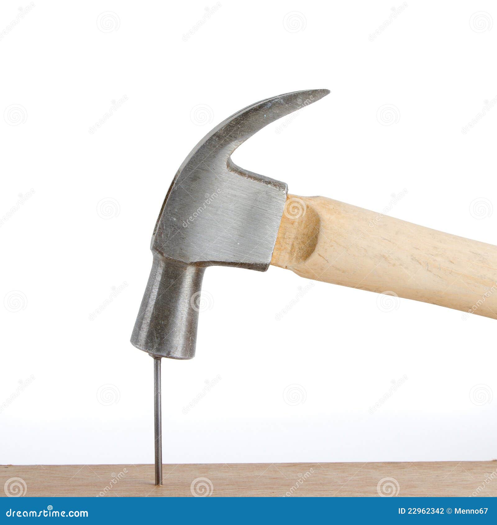 Hammer and nail stock photo. Image of nail, prevention - 22962342