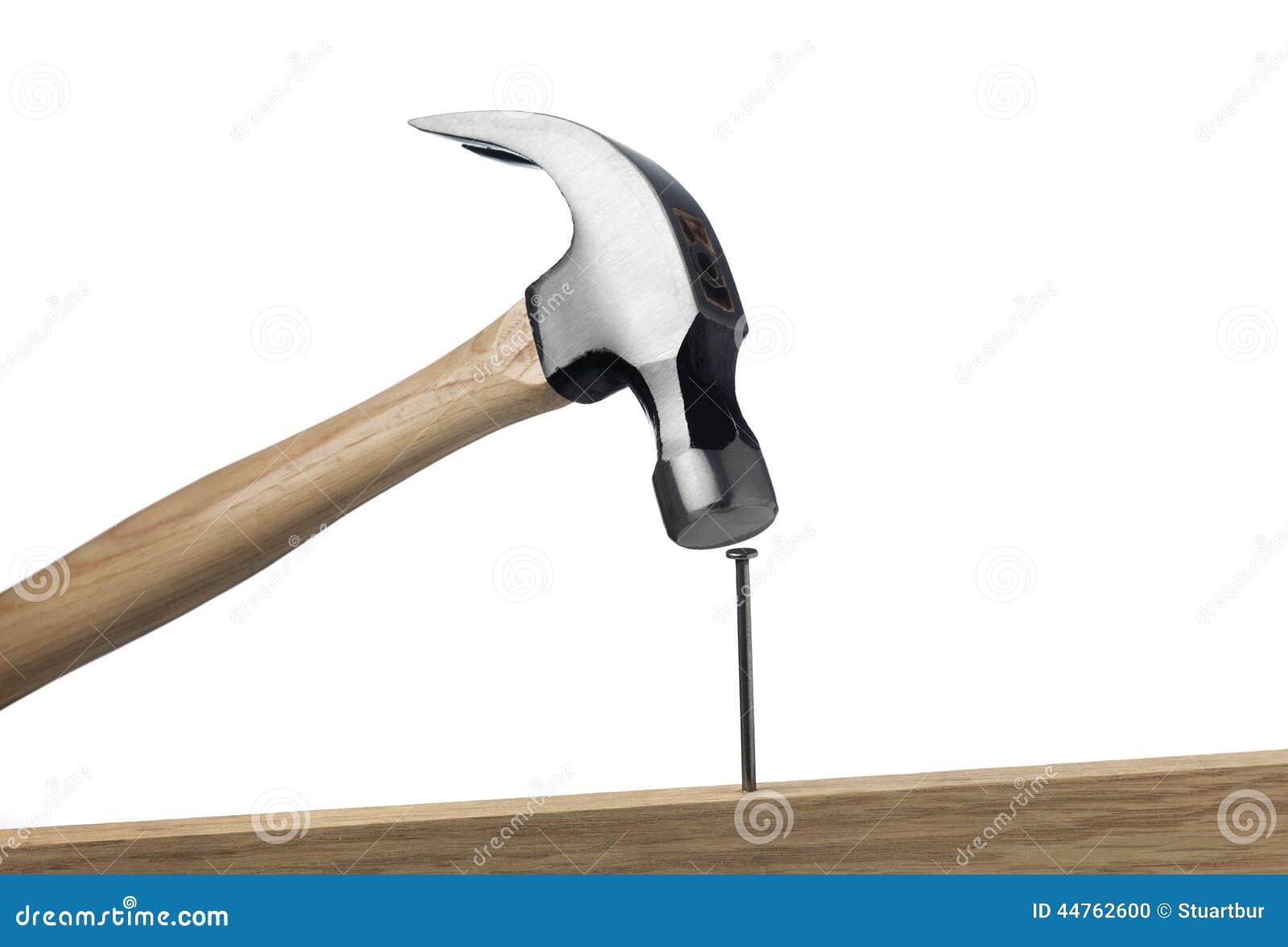 Hammer and Nail stock photo. Image of equipment, activity - 44762600