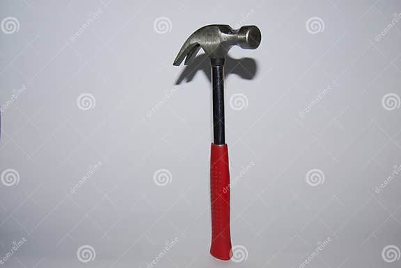 Hammer with Nail Puller. Hand Tool. Stock Image - Image of instrument ...