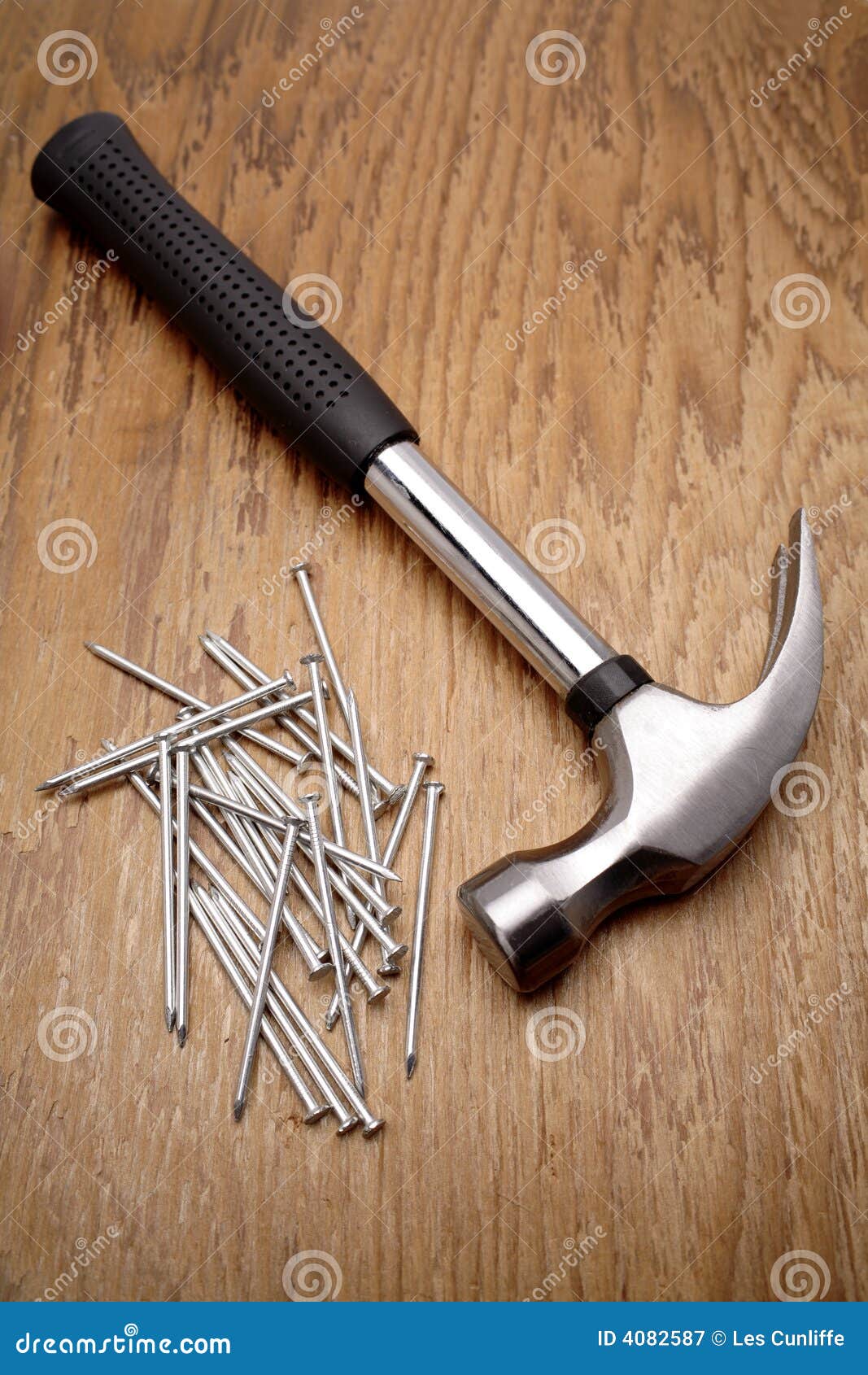 Hammer & nails stock image. Image of objects, life - 4082587