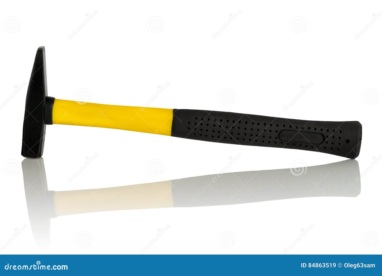 Hammer with Plastic Rubber Handle Stock Image - Image of mechanic, tool ...