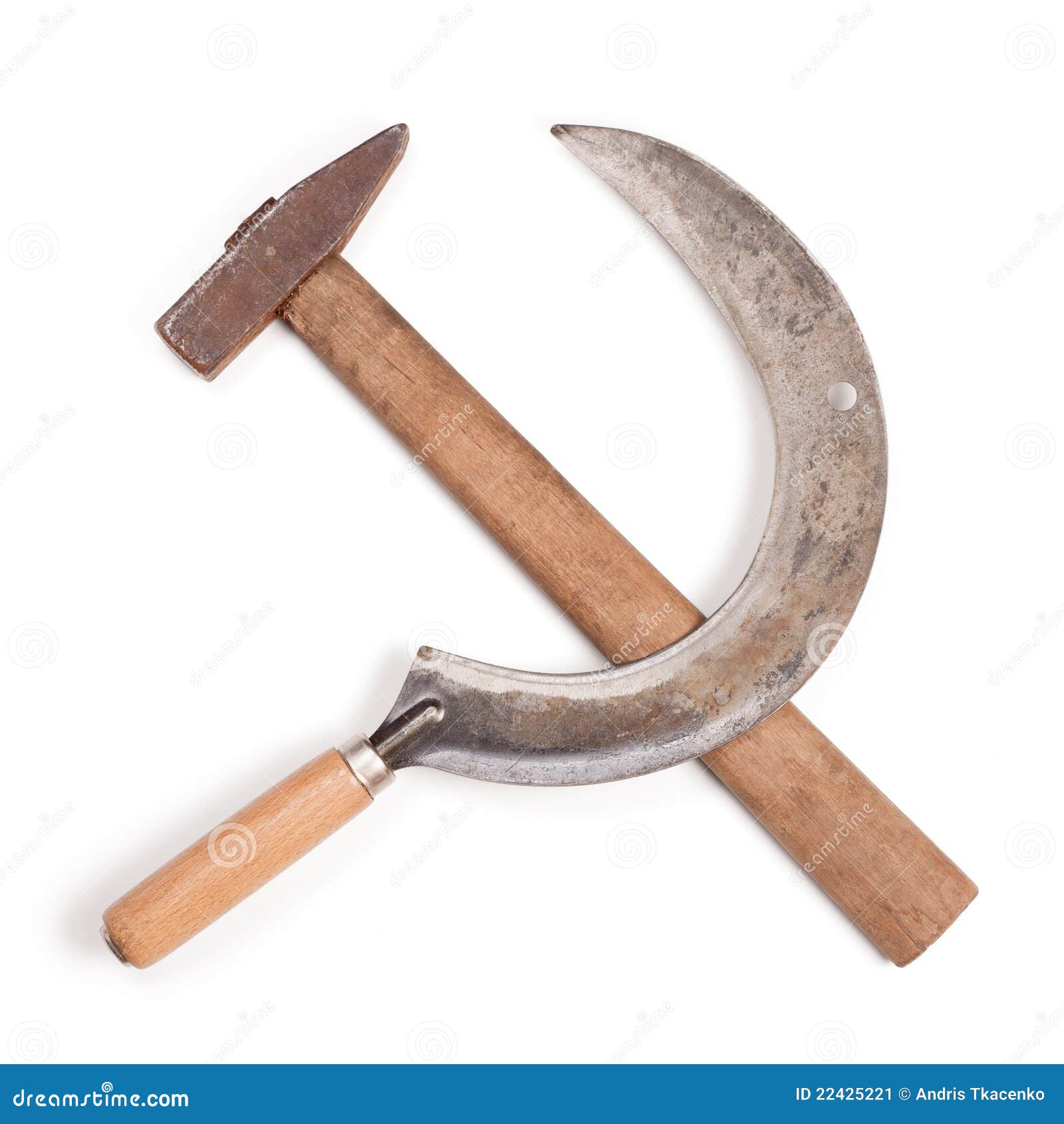 Hammer and sickle stock image. Image of former, russia - 22425221