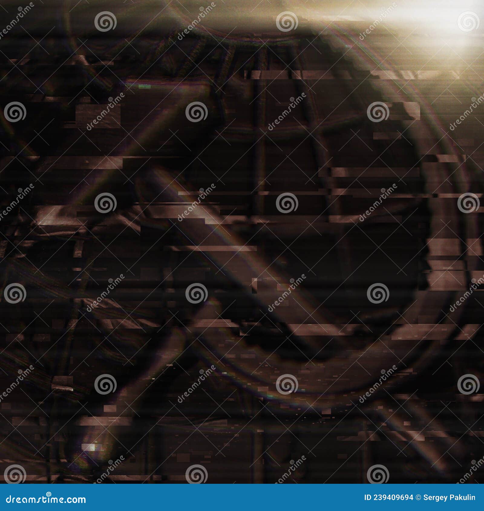 Hammer and Sickle Close-up with Glitz Effect. Part of Coat of Arms of ...