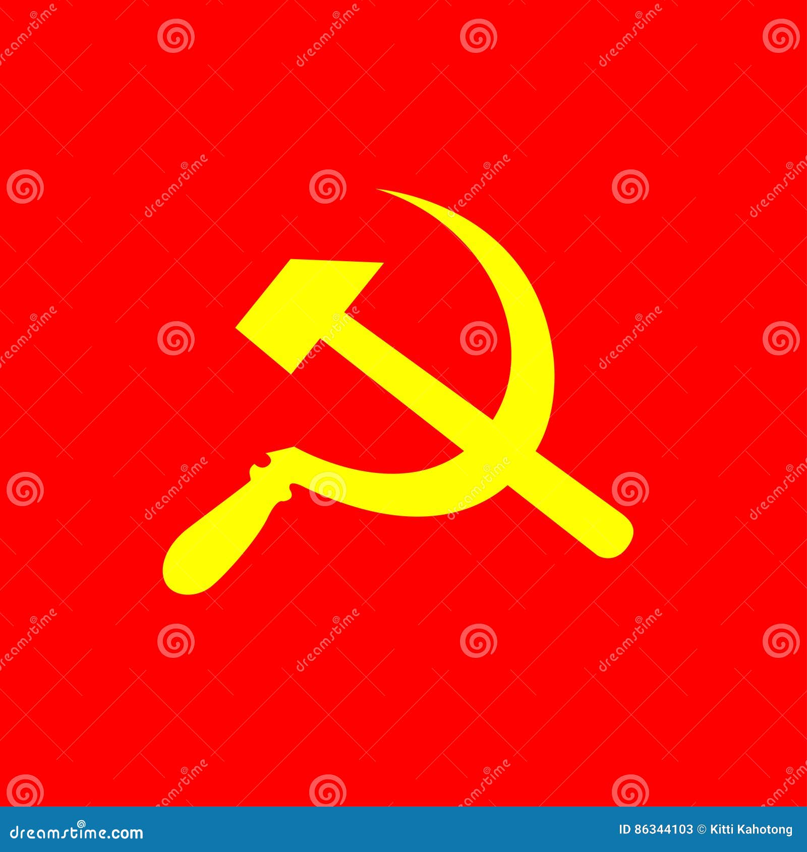 Communist Symbol That Was Conceived During The Russian Revolution Stock ...
