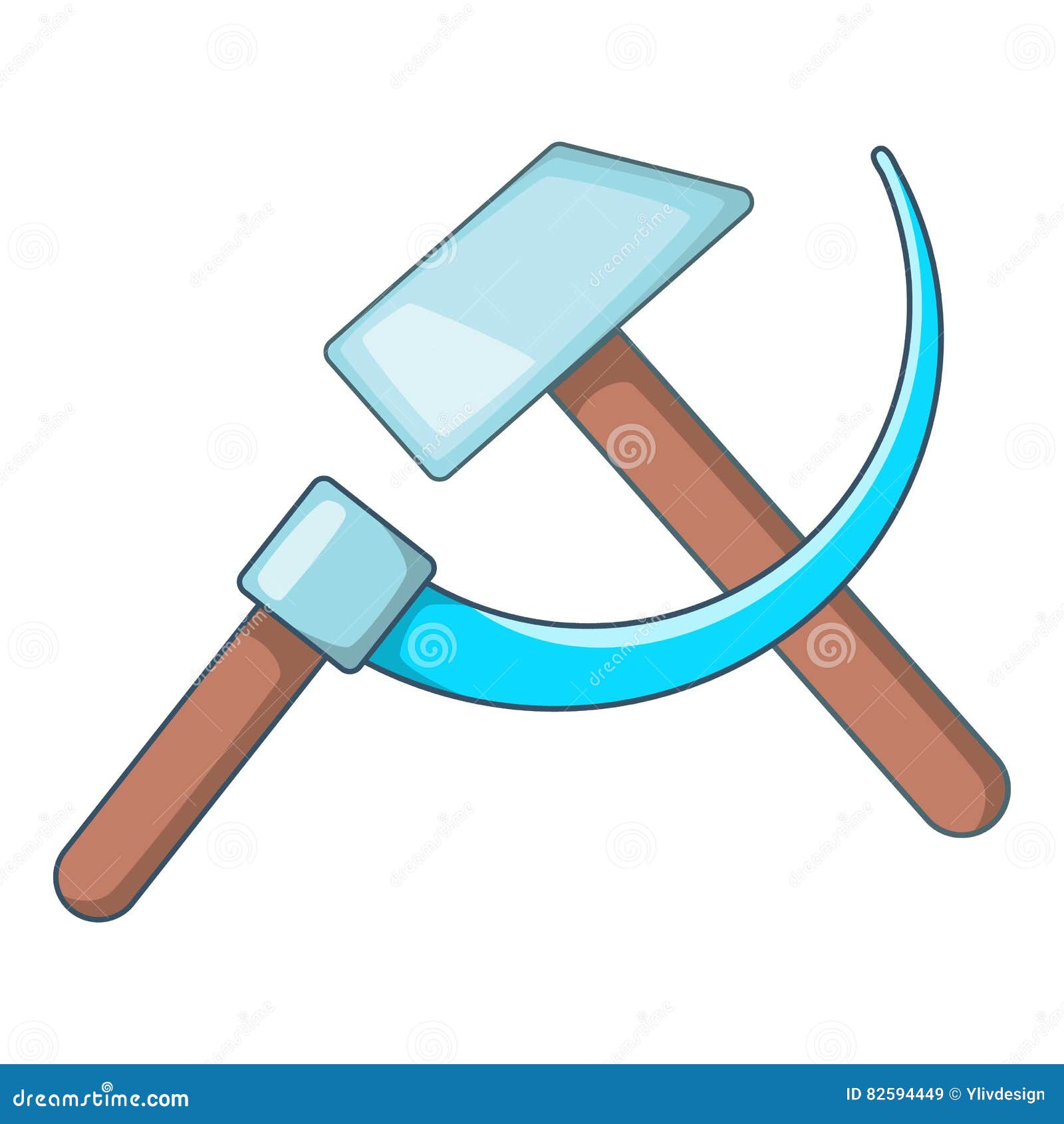 Sickle Icon Of 3 Types. Isolated Vector Sign Symbol. | CartoonDealer ...