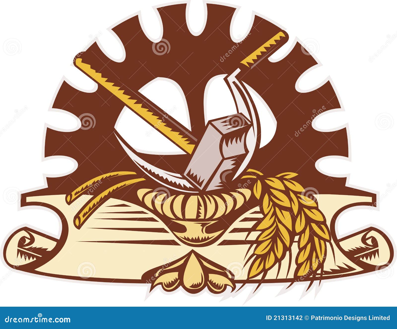 Hammer And Sickle Cartoon Vector | CartoonDealer.com #668731