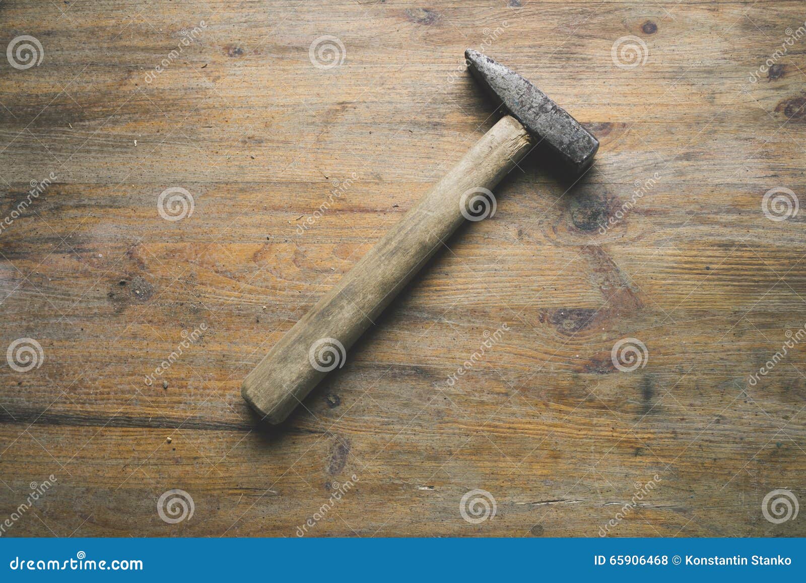 Hammer on the table stock photo. Image of living, carpenter - 65906468