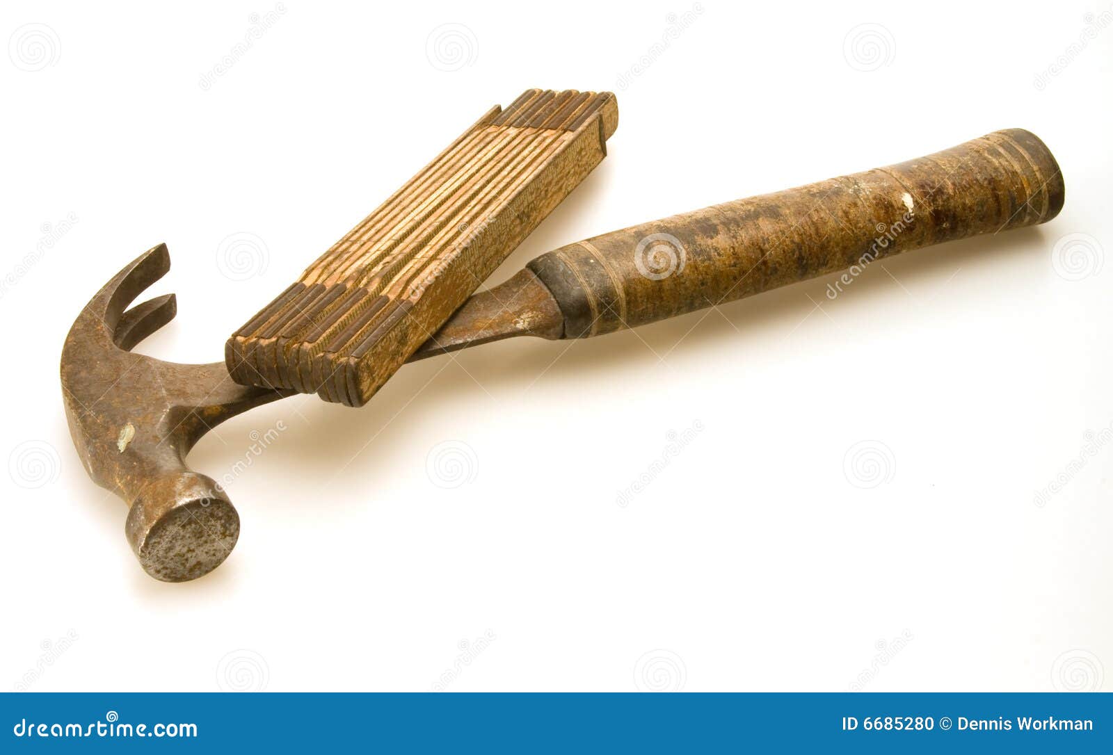 Hammer And Tape Measure Stock Photo - Image: 6685280